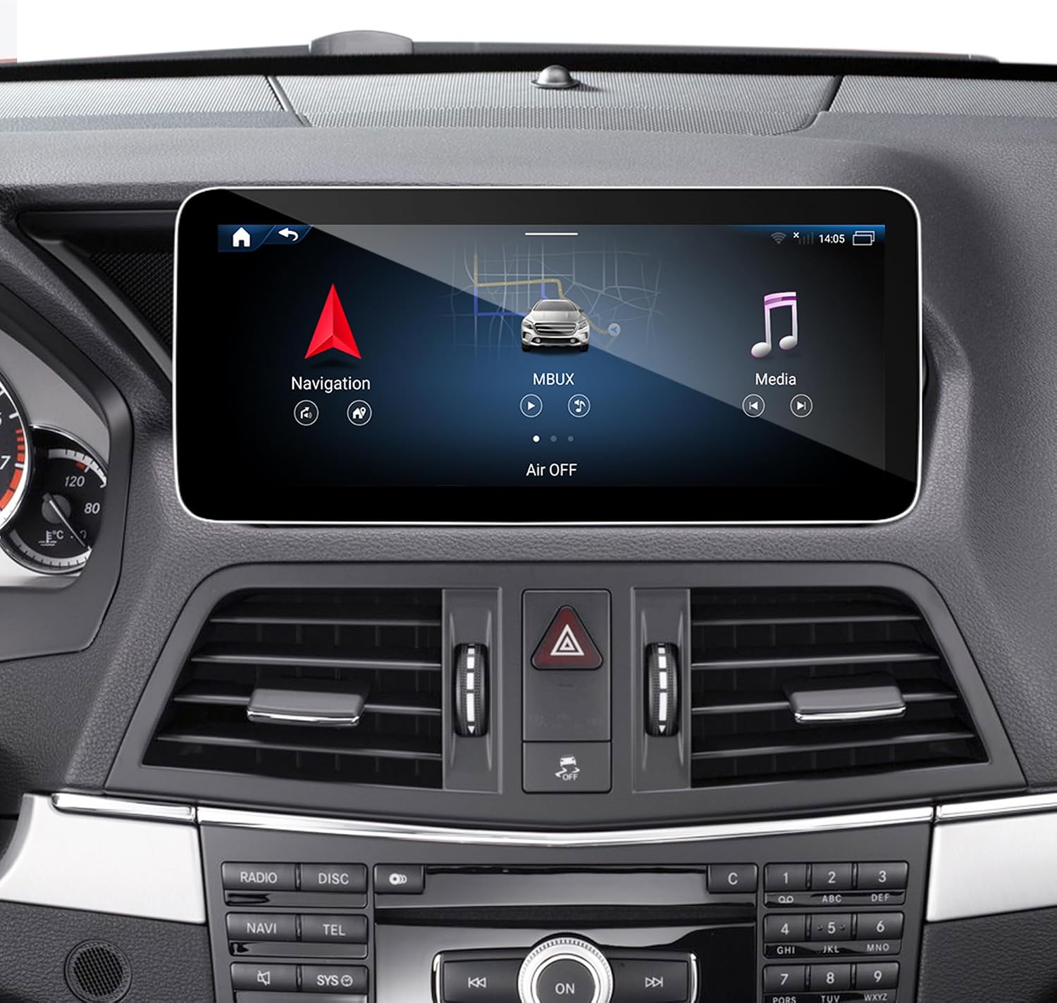 Top 12.3 Android Screen for Mercedes E-Class NTG 4.0 C207 A207 W207 ...
