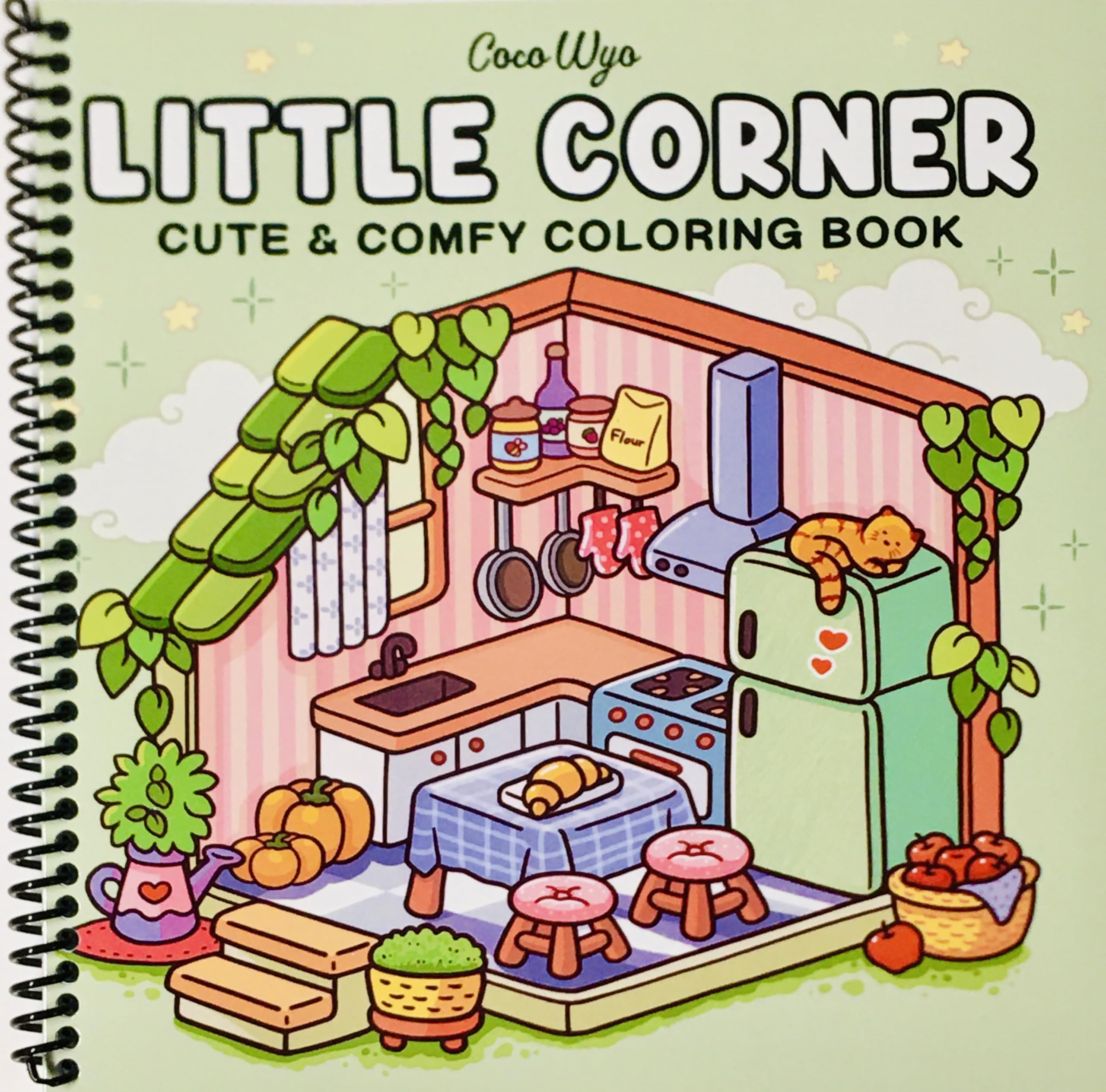 Little Corner: Coloring Book for Adults and Teens, Super Cute Designs ...
