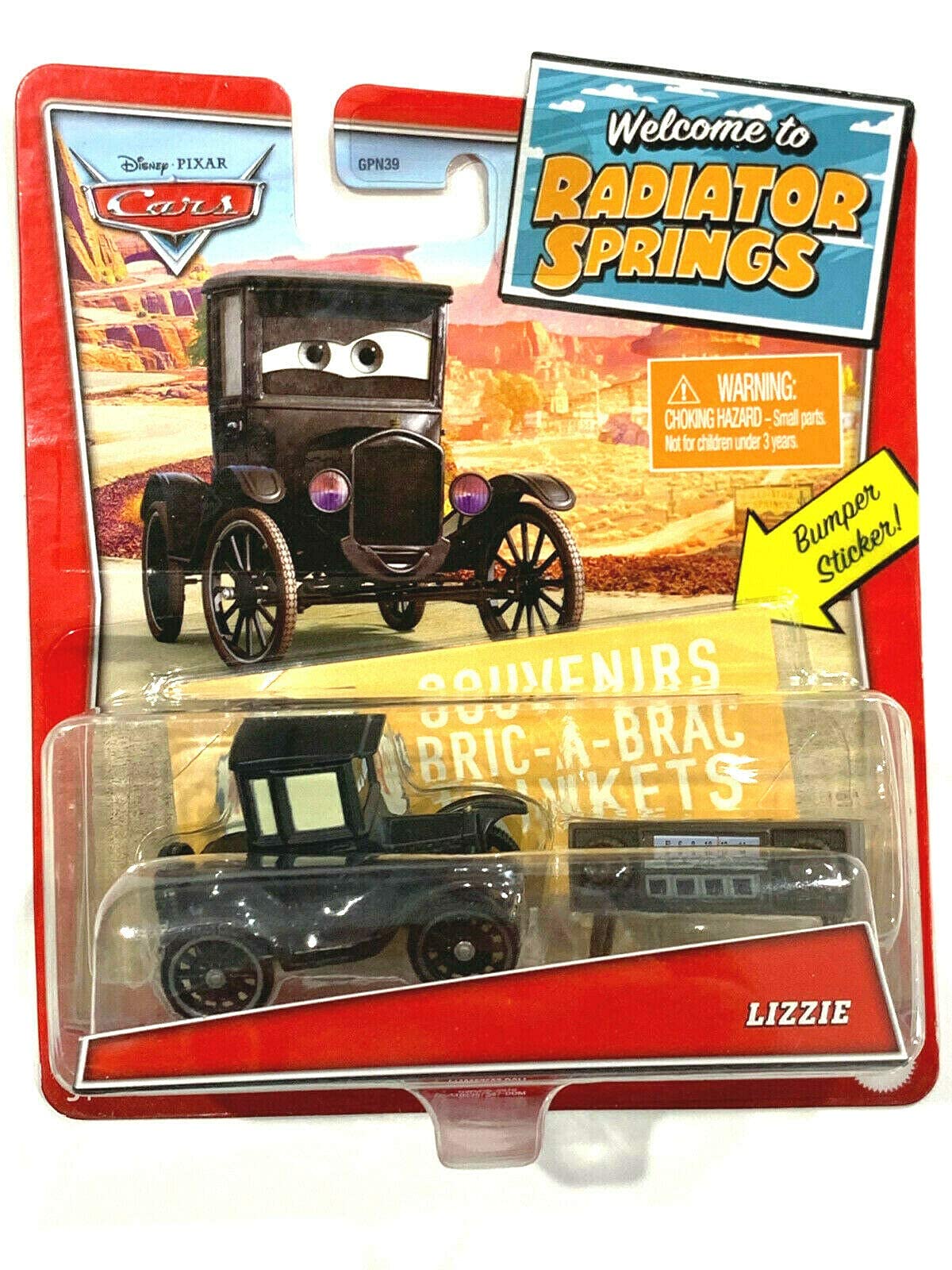 Disney Cars Lizzie Diecast