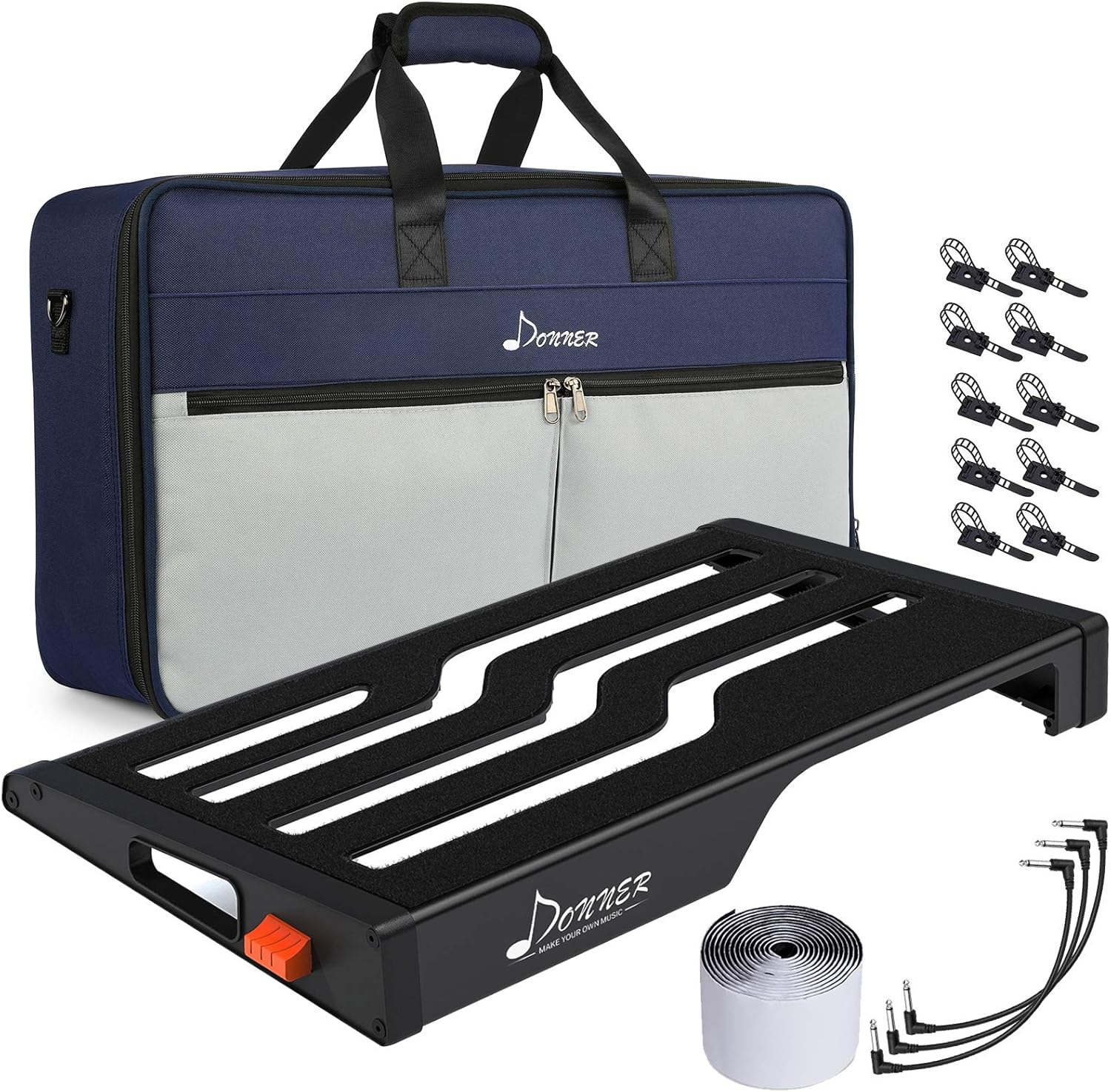 Amazon.co.jp: Donner DB-S300 Effector Board, Pedal Board, Guitar ...