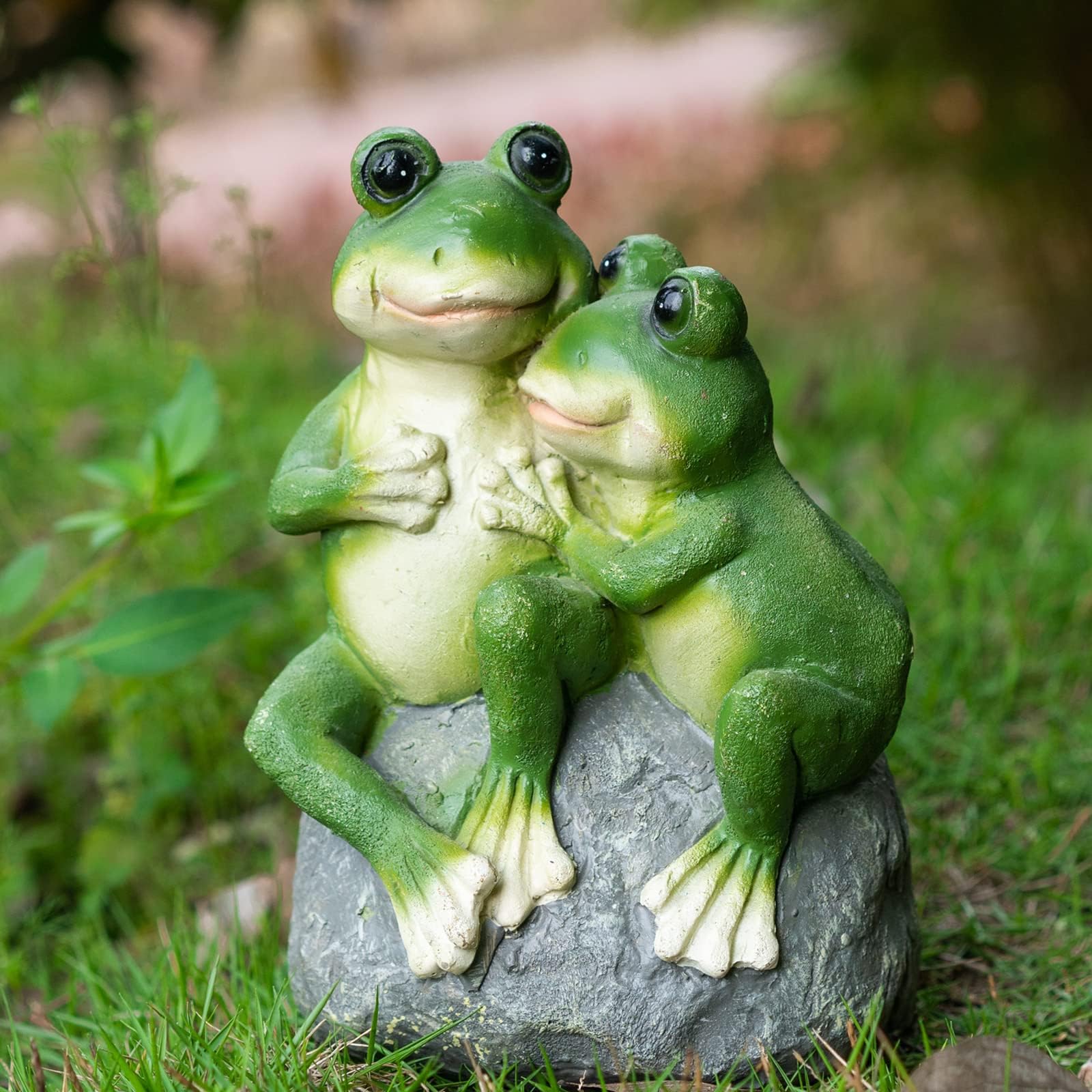Amazon.com : Roman Giftware Inc., 9.5" H Frog with Daisies Statue ...