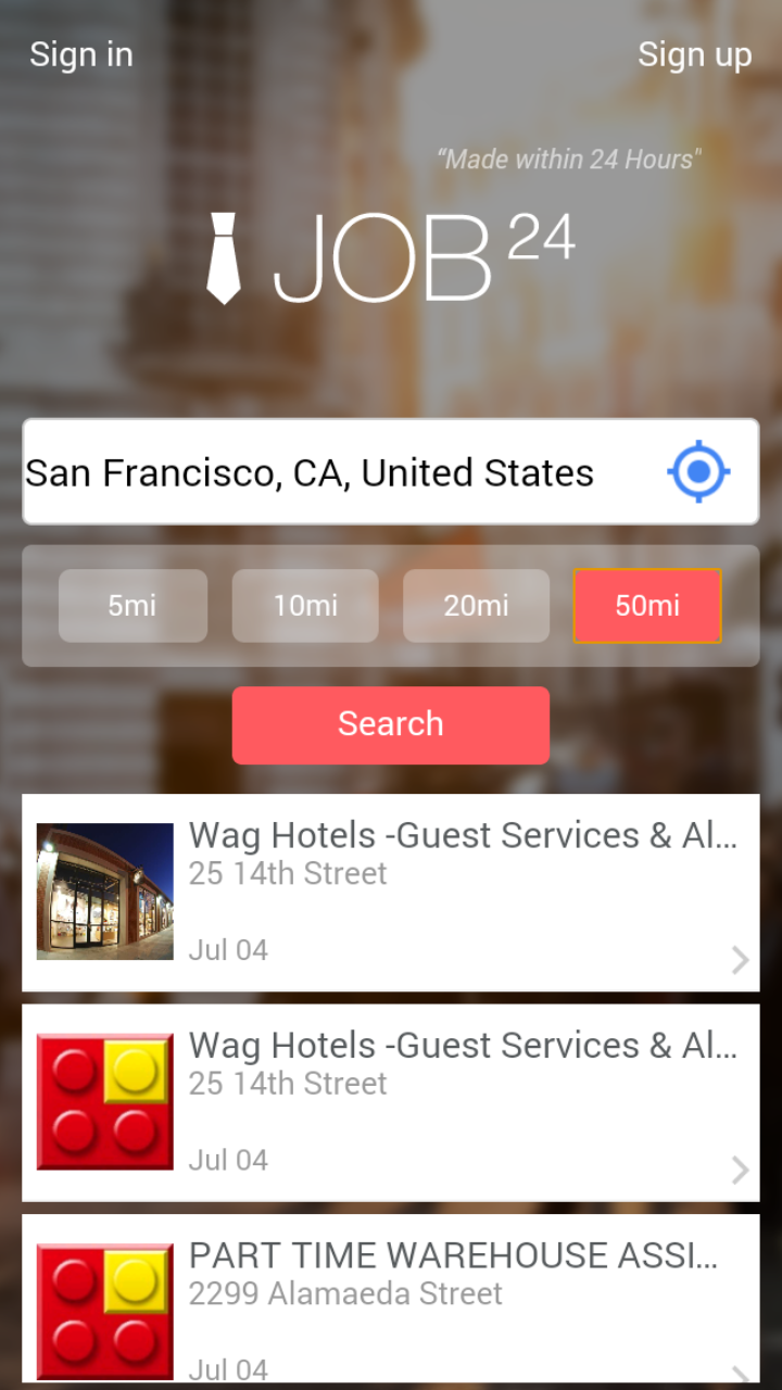 JOB24 - App on the Amazon Appstore