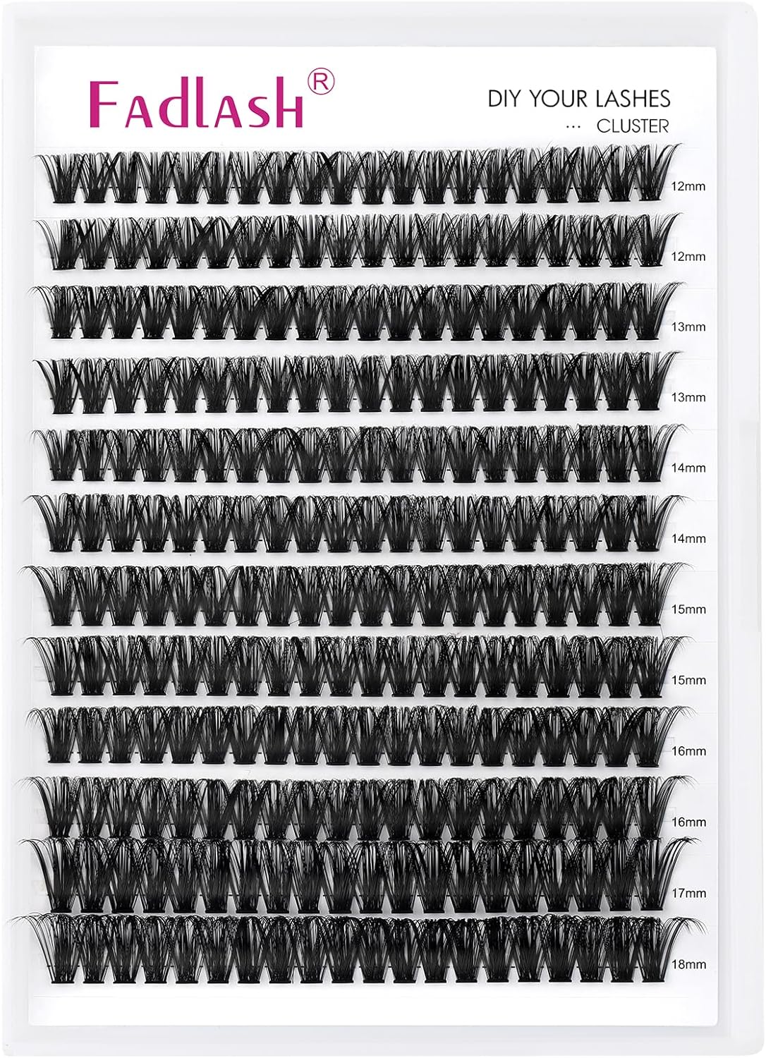 Cluster Lashes D Curl Lash Clusters 280 Pcs Lash Extension Clusters ...