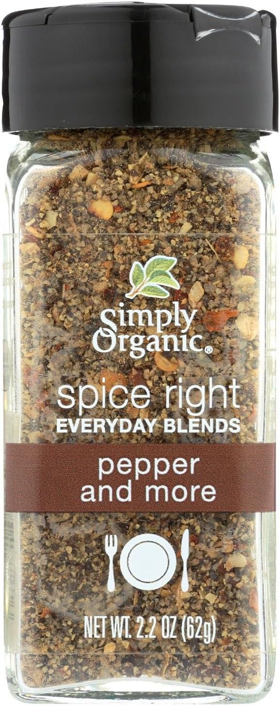 Amazon.com : Simply Organic Spice Right Everyday Blends Pepper & More ...