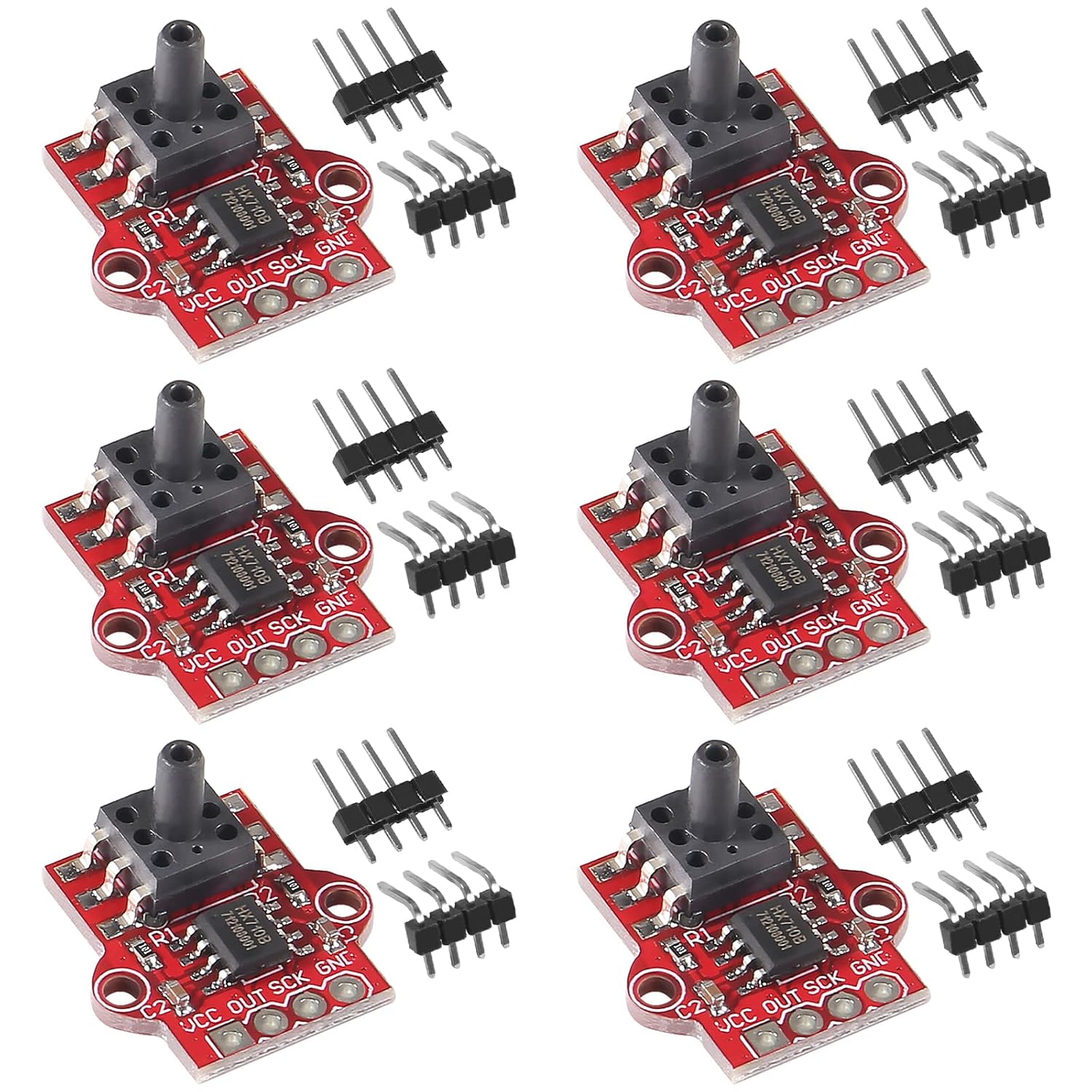 Diitao 6PCS Digital Barometric Air Pressure Sensor,3.3-5V Air Pressure ...