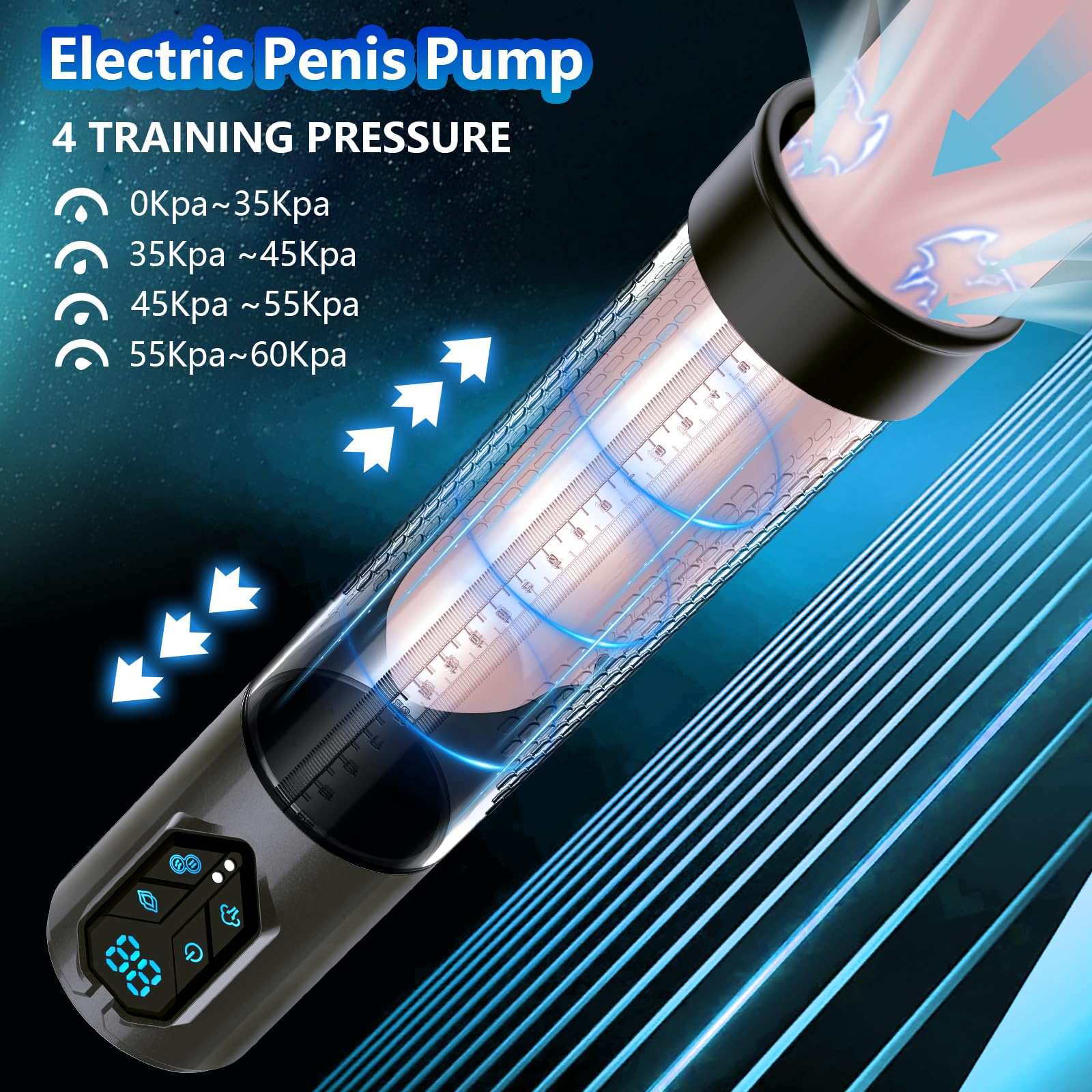 Snapklik.com : Penis Pump Sex Toys For Men, Automatic Male Masturbator ...