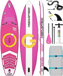 Extra Wide Inflatable Paddle Board, 11'x34 x6 Inflatable Stand Up ...