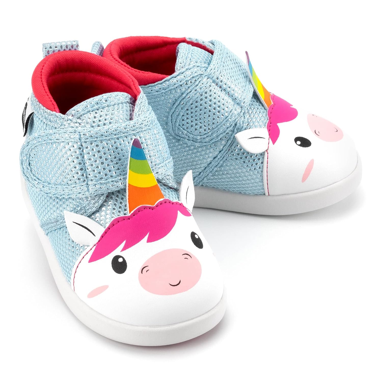 ikiki Unicorn Squeaky Shoes for Toddlers w/Adjustable Squeaker, Light ...