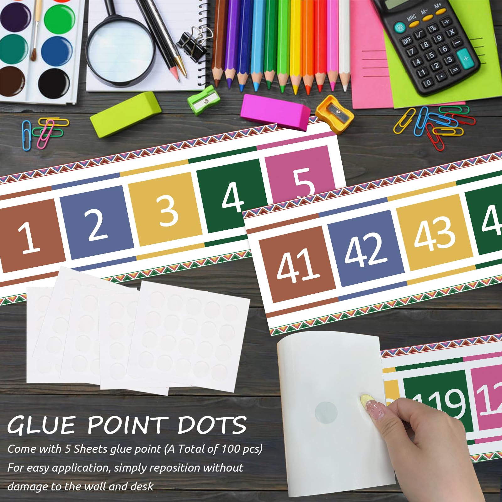 Snapklik.com : Number Line For Classroom Office Wall,Number Line ...