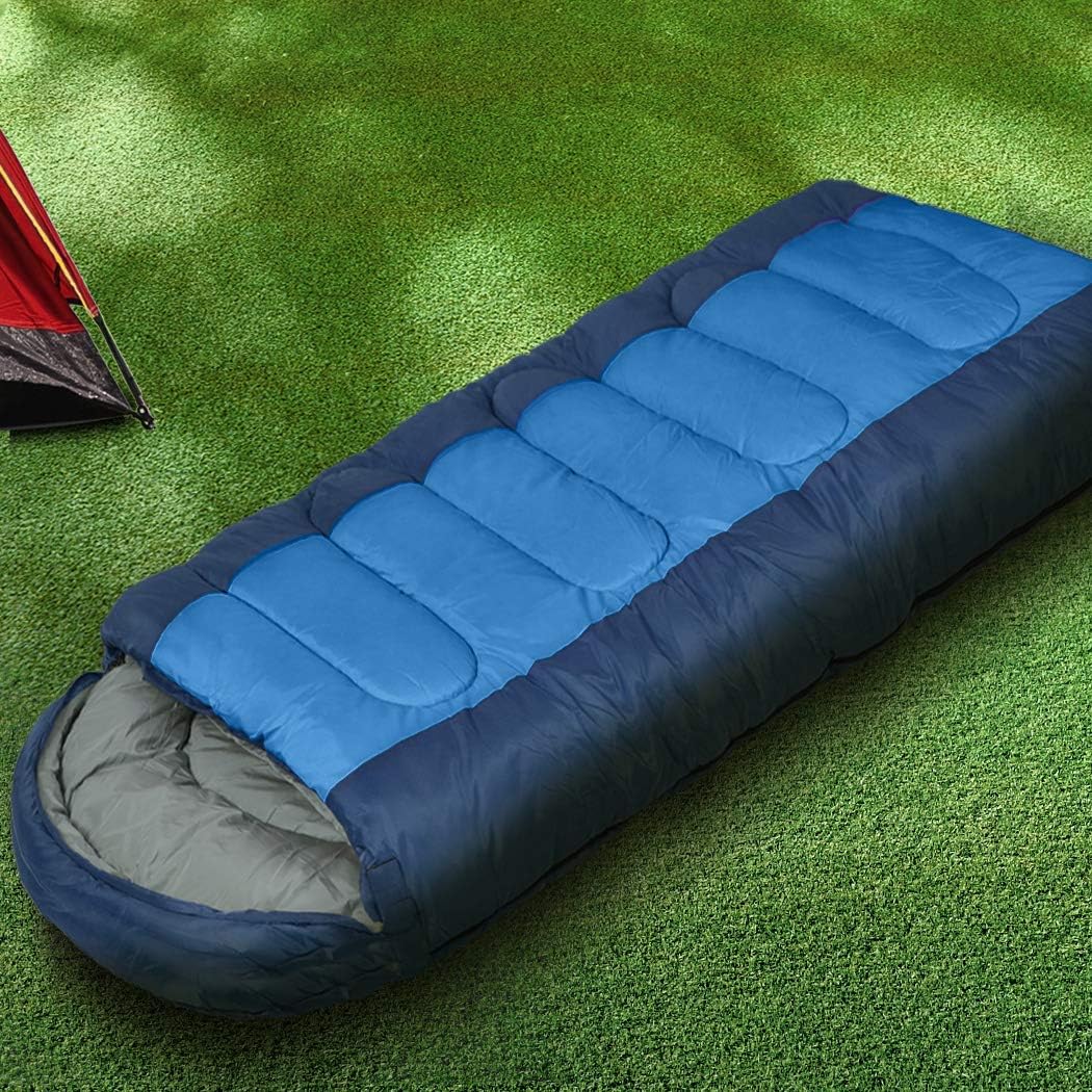 Kiliroo Sleeping Bag 500GSM, Water-Resistant, Insulated, with Soft ...