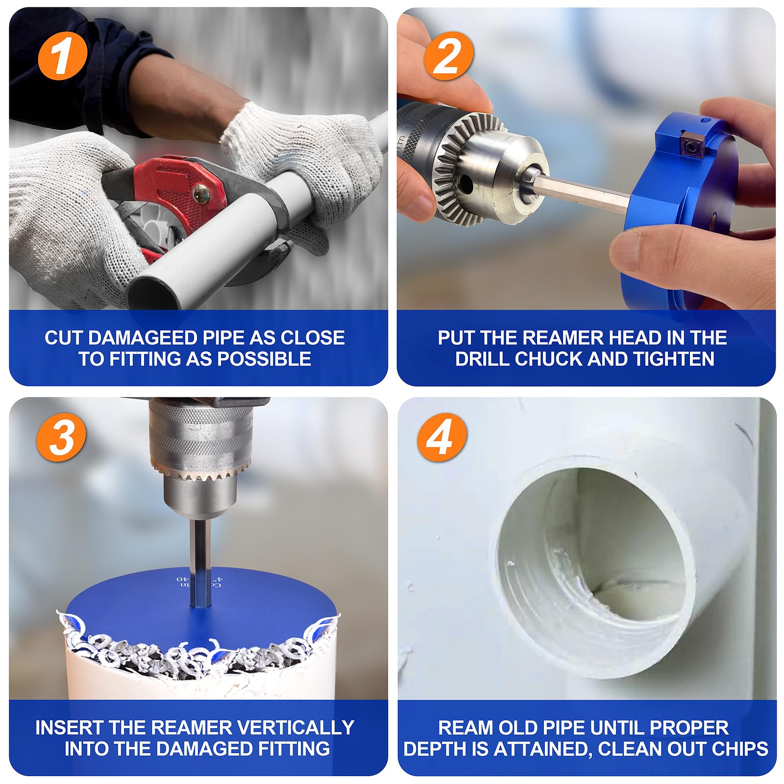 Snapklik.com : Cocowin PVC Pipe Reamer