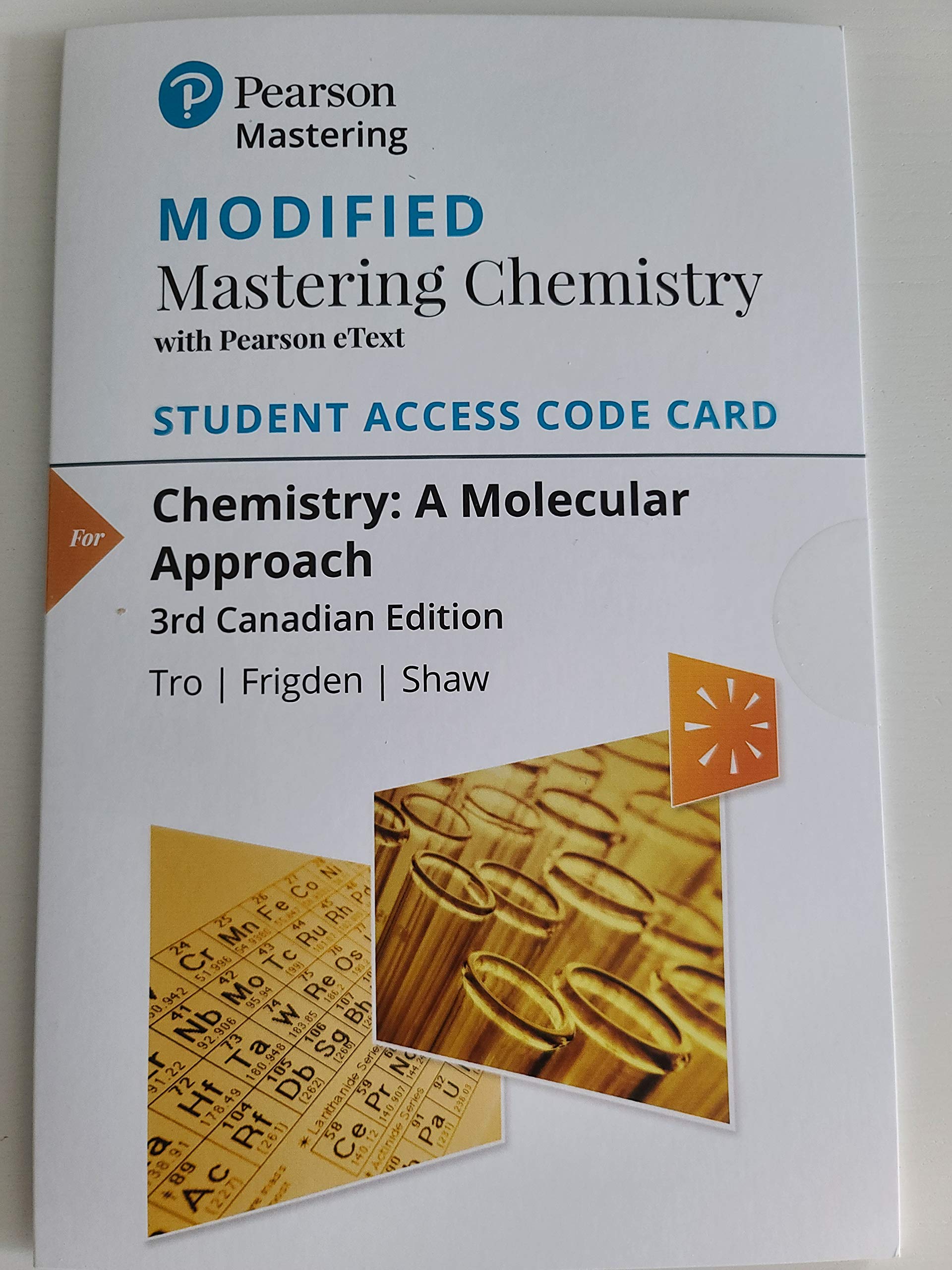 Modified Mastering Chemistry with Pearson eText - Standalone Access ...