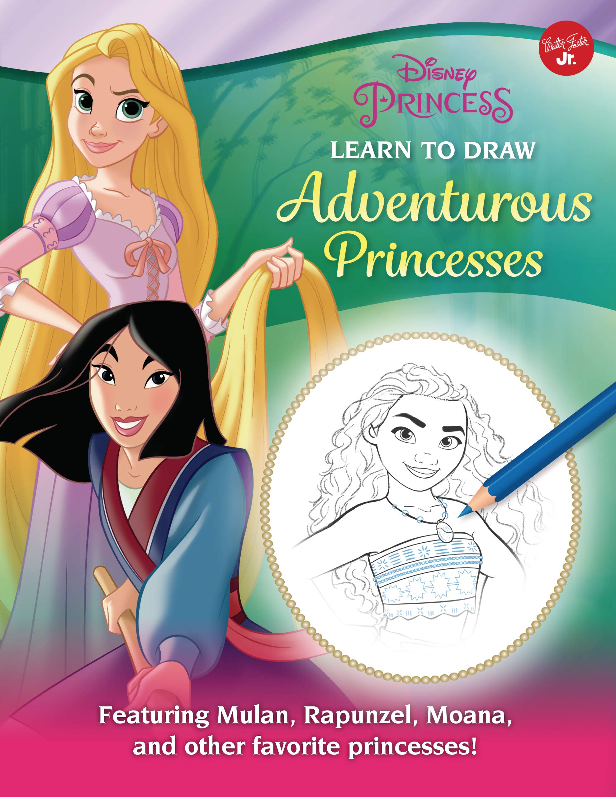 Disney Princess Learn To Draw Adventurous Princesses Featuring Mulan ...