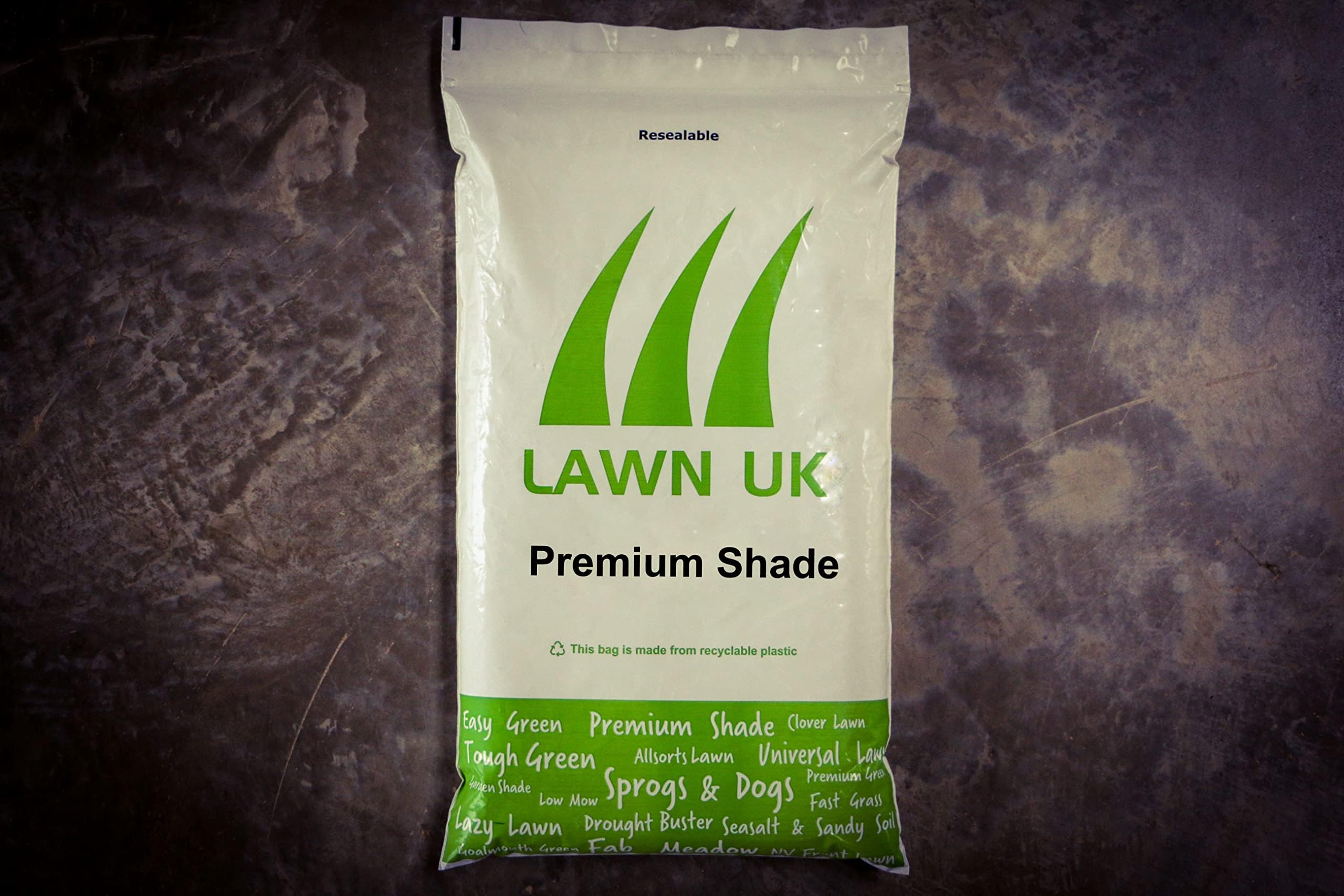 Premium Shade Grass Seed - Ultra Shade Tolerant, Luxury Lawn Seed by ...