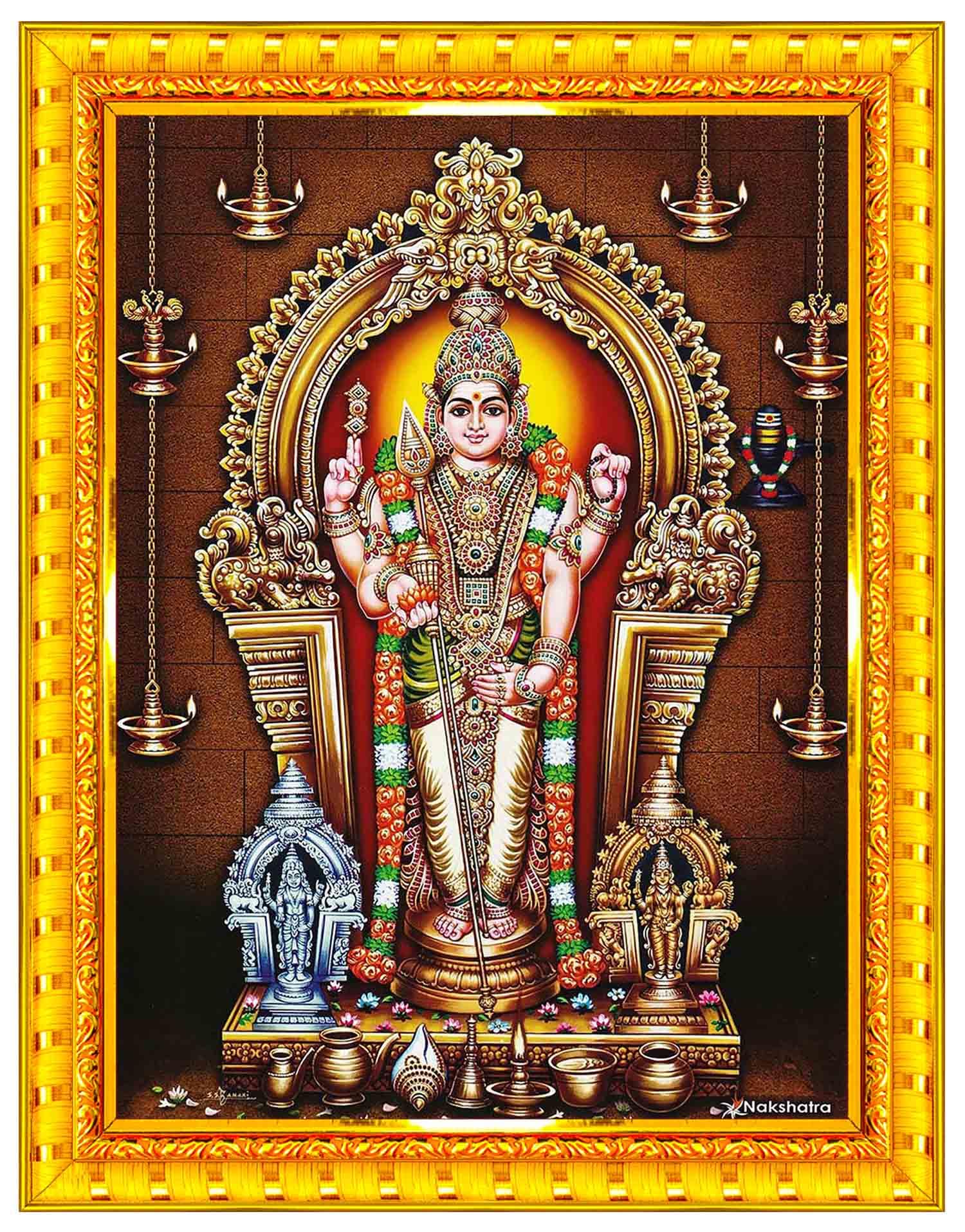 Pavan Photo Laminations Tiruchendur Murugan Lord Subramanya Swamy Wall ...