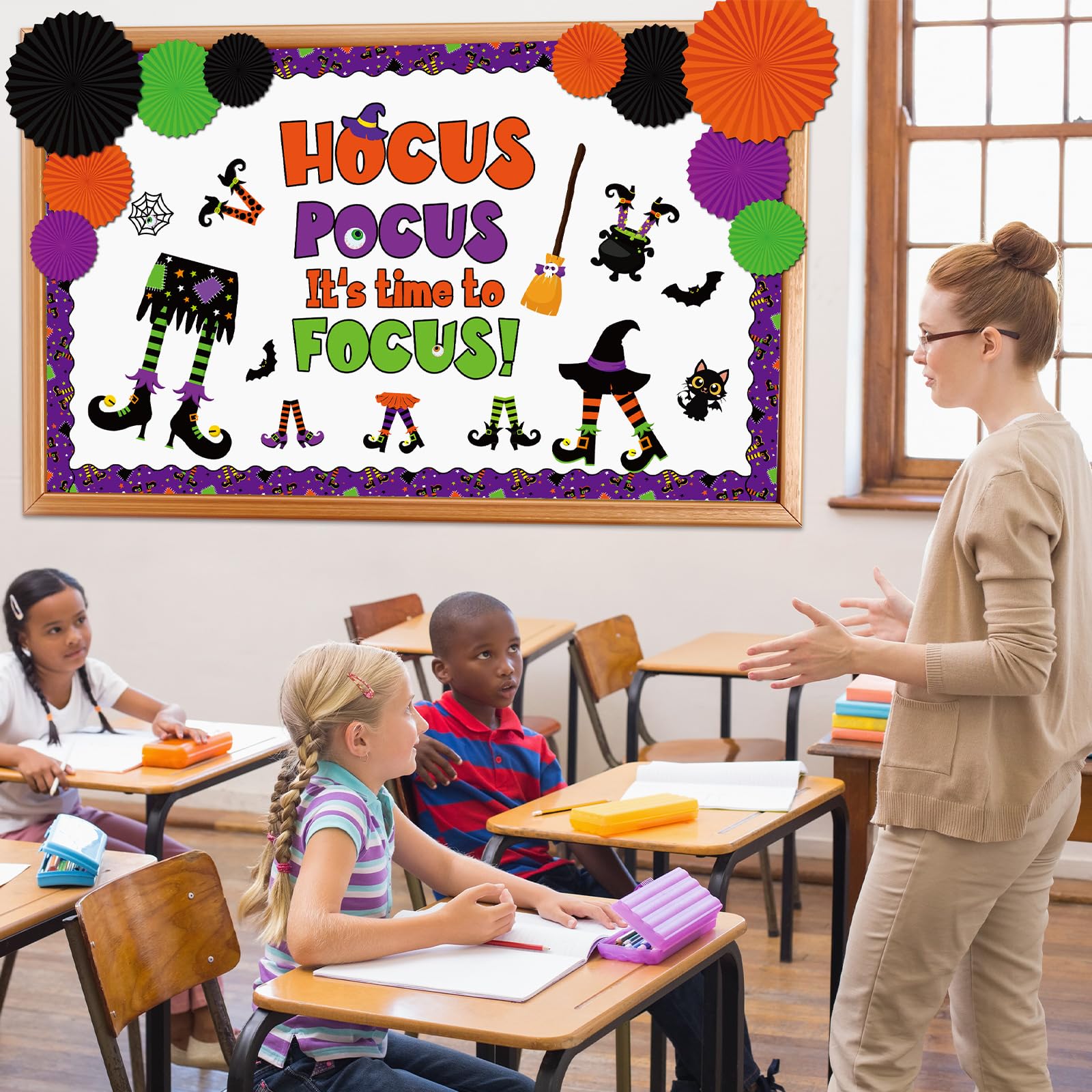 Snapklik.com : Pasimy 3D Halloween Bulletin Board Decorations Set ...