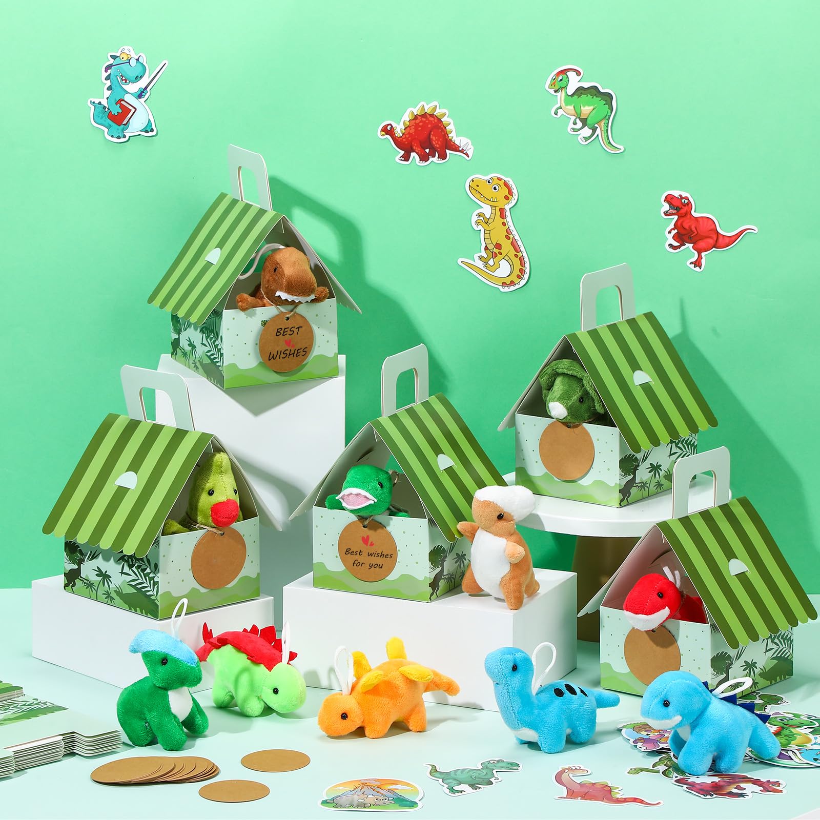 Snapklik.com : 72 Pcs Dinosaur Party Favors For Boys And Girls Includes ...
