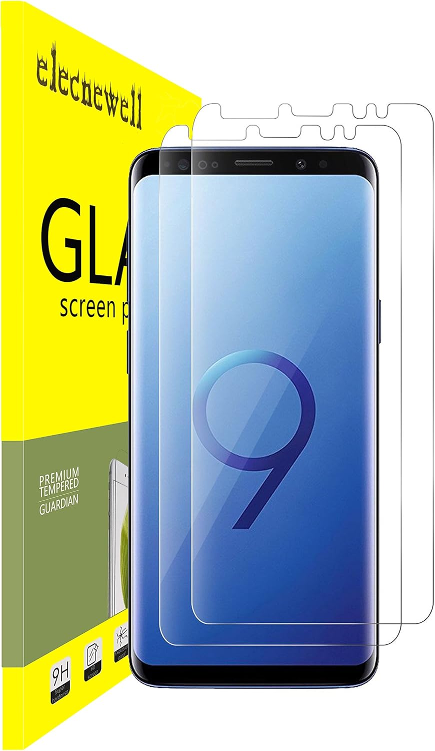 Amazon.com: [2-Pack] Galaxy S9 Plus Screen Protector, Newell Tempered ...