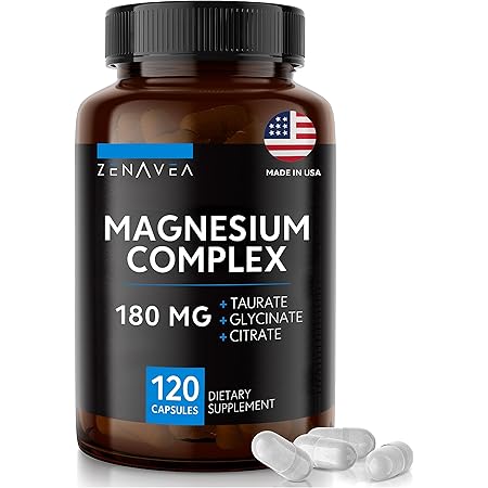 Amazon.com: Triple Magnesium Complex Supplement(120 Vegan Capsules ...