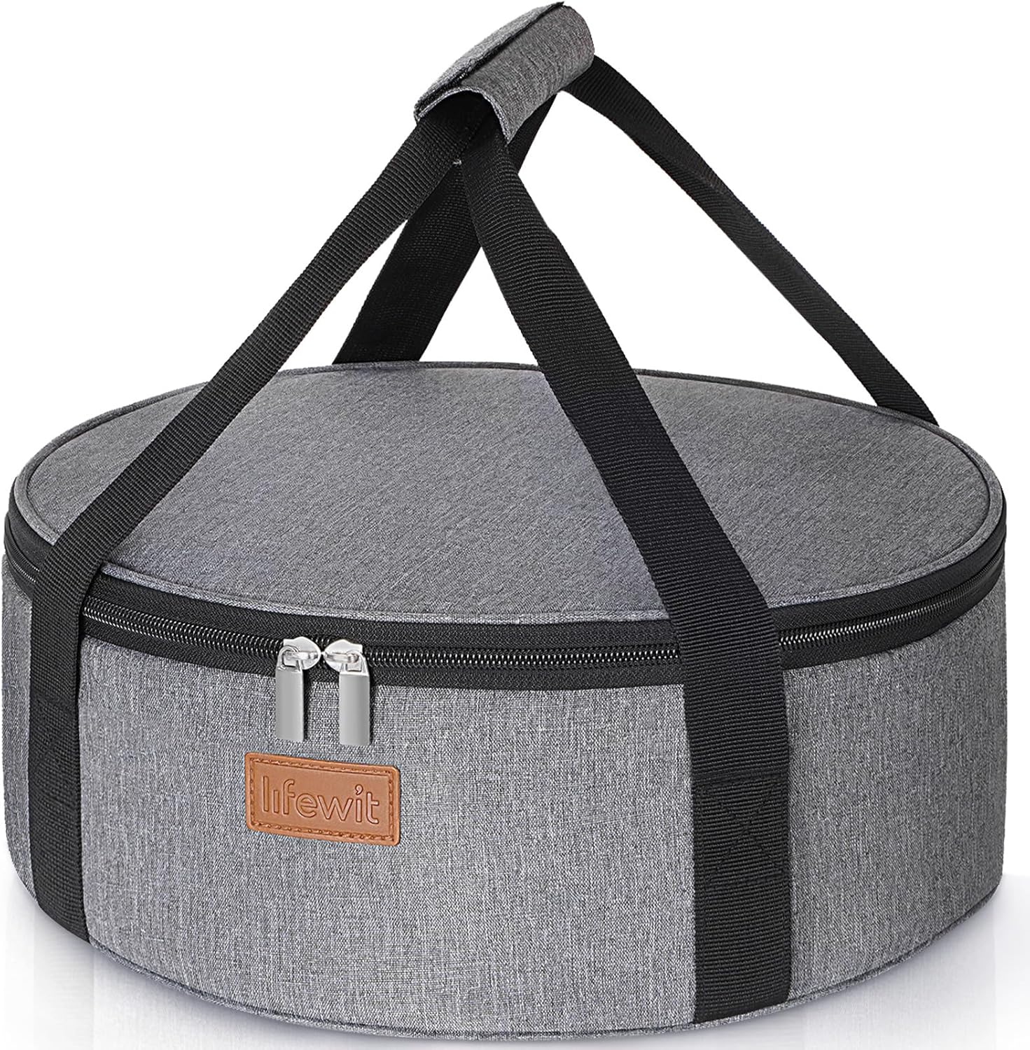 Amazon.com: Lifewit Round Insulated Casserole Carrier for Hot and Cold ...