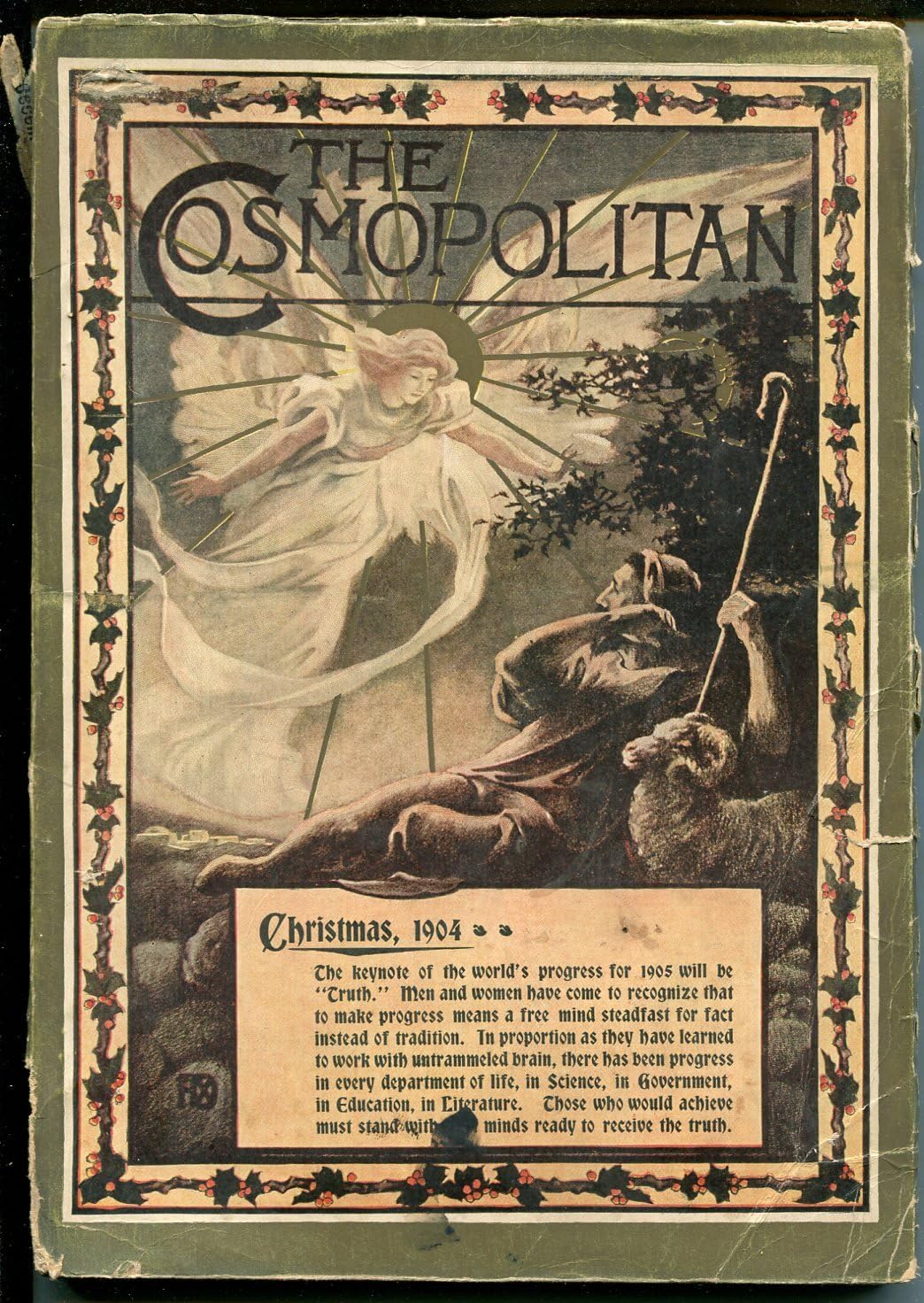 Cosmopolitan 12/1904-Christmas issue-pulp fiction-famous cartoonists-VG ...