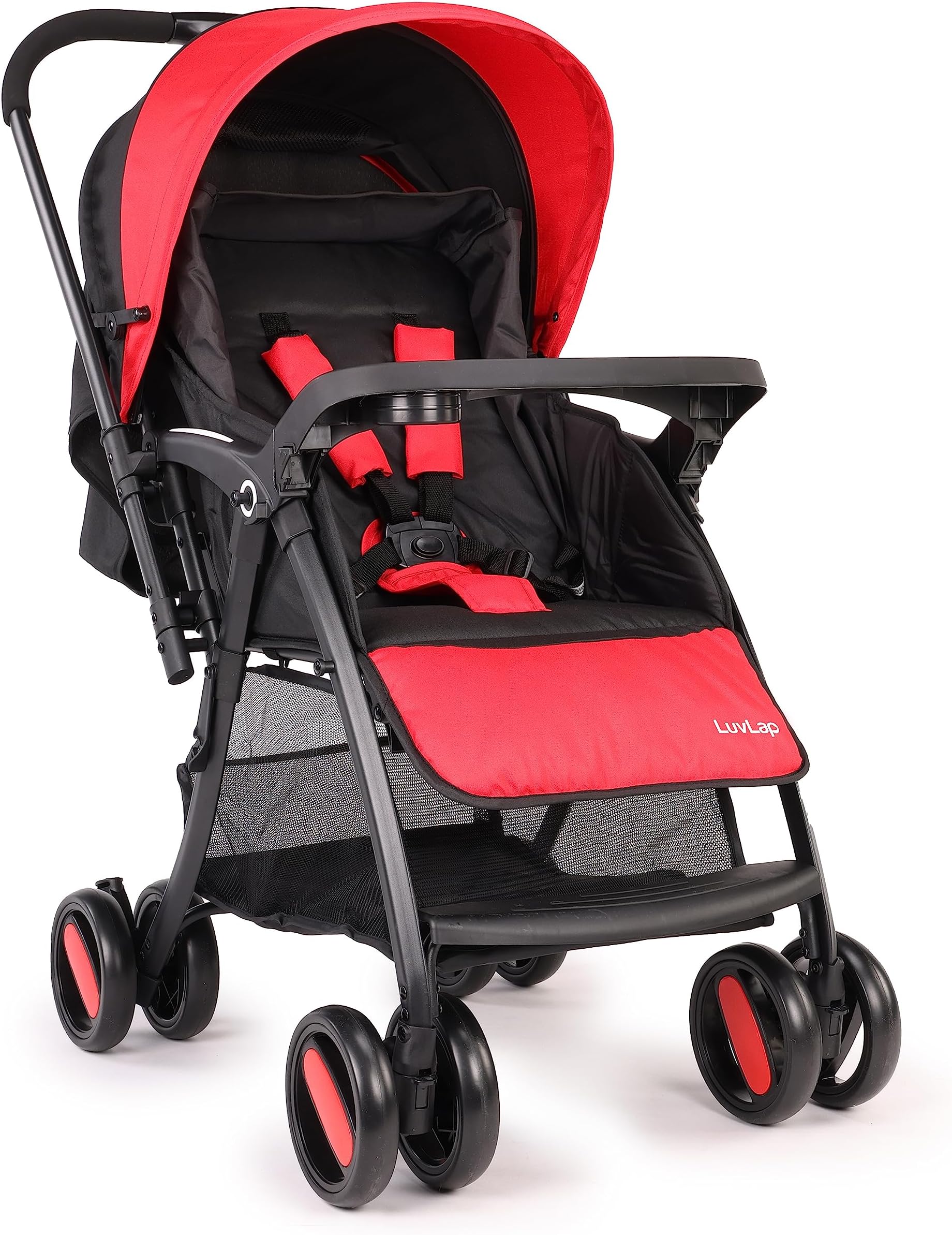 LuvLap Golf Baby Stroller/Pram with 5 Point Safety Harness, 0-3 Years ...