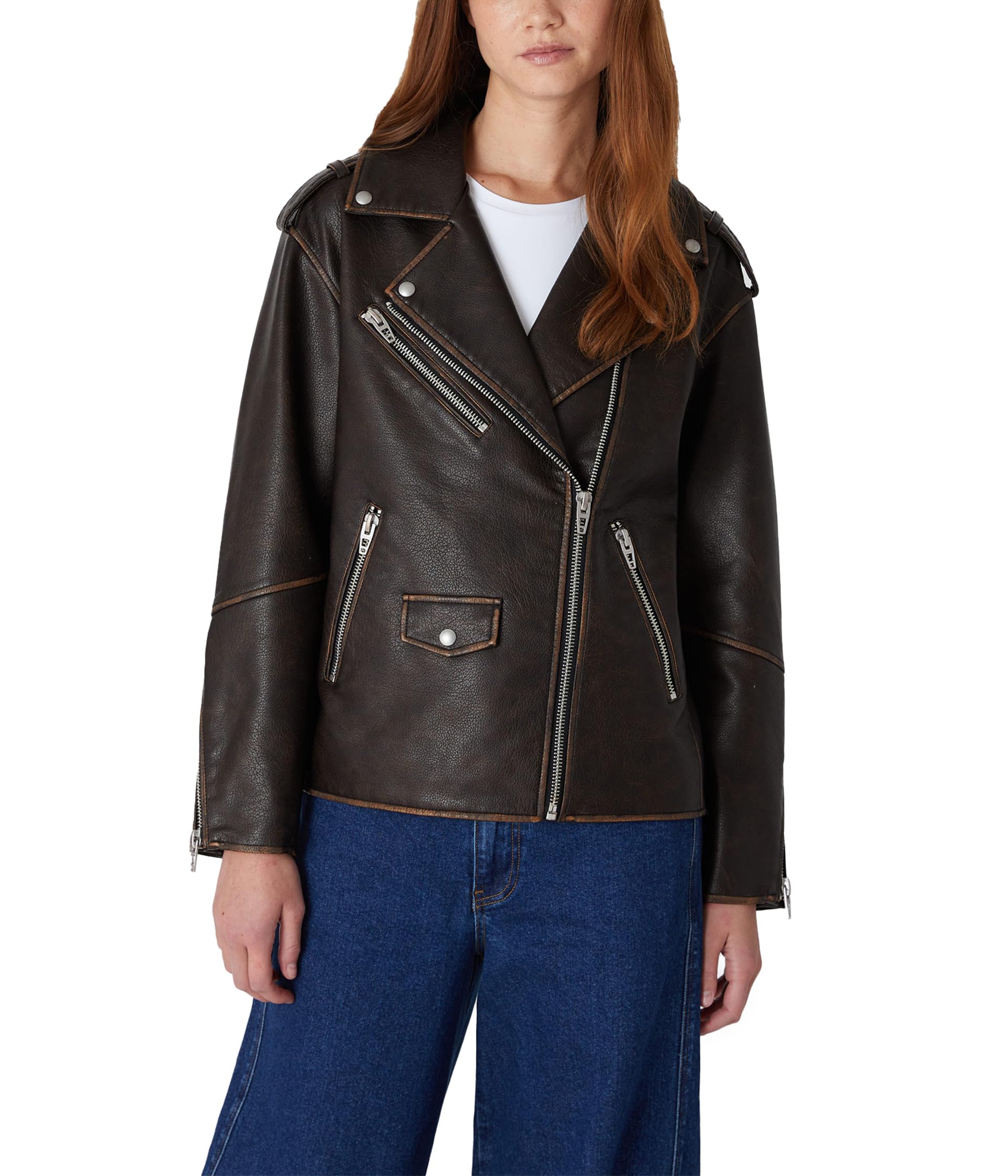 (取寄) ブランクニューヨーク レディース ビーガン レザー モト ジャケット Blank NYC women Vegan Leather Moto Jacket Black 1 Shop Vegan Leather Moto Jacket on Sale at BeyondStyle – Get 43