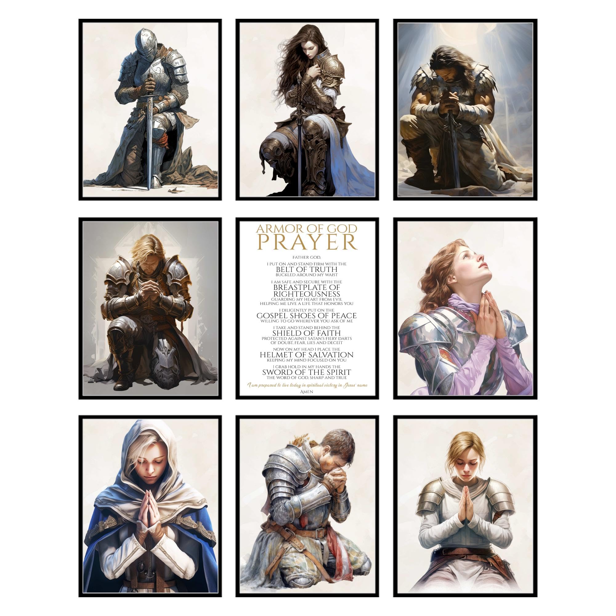 Buy Bigwig Prints Armor of God Wall Art - Christian Wall Art, Armor of ...