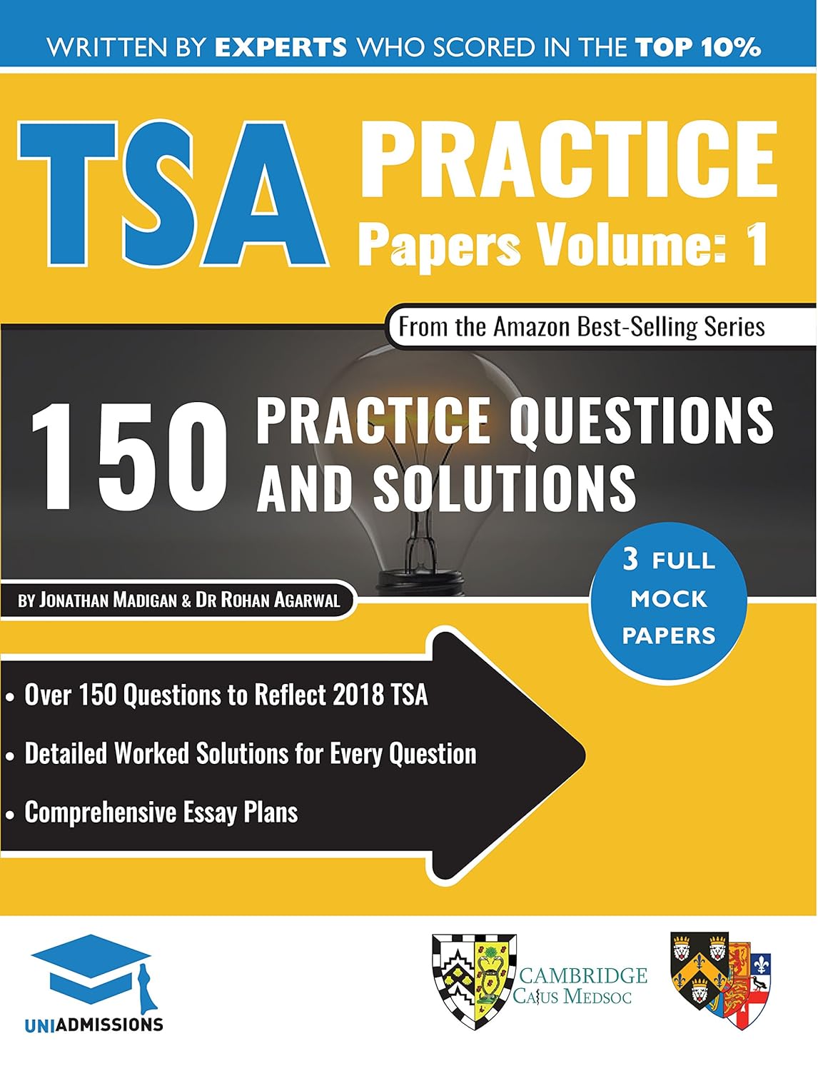 TSA Practice Papers Volume One: 3 Full Mock Papers, 300 Questions in ...