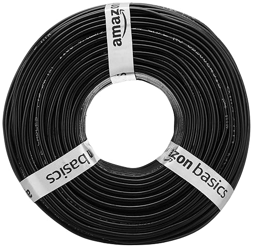 amazon basics PVC-Insulated, Single-Core, Multistrand Copper Wire (0.75 ...