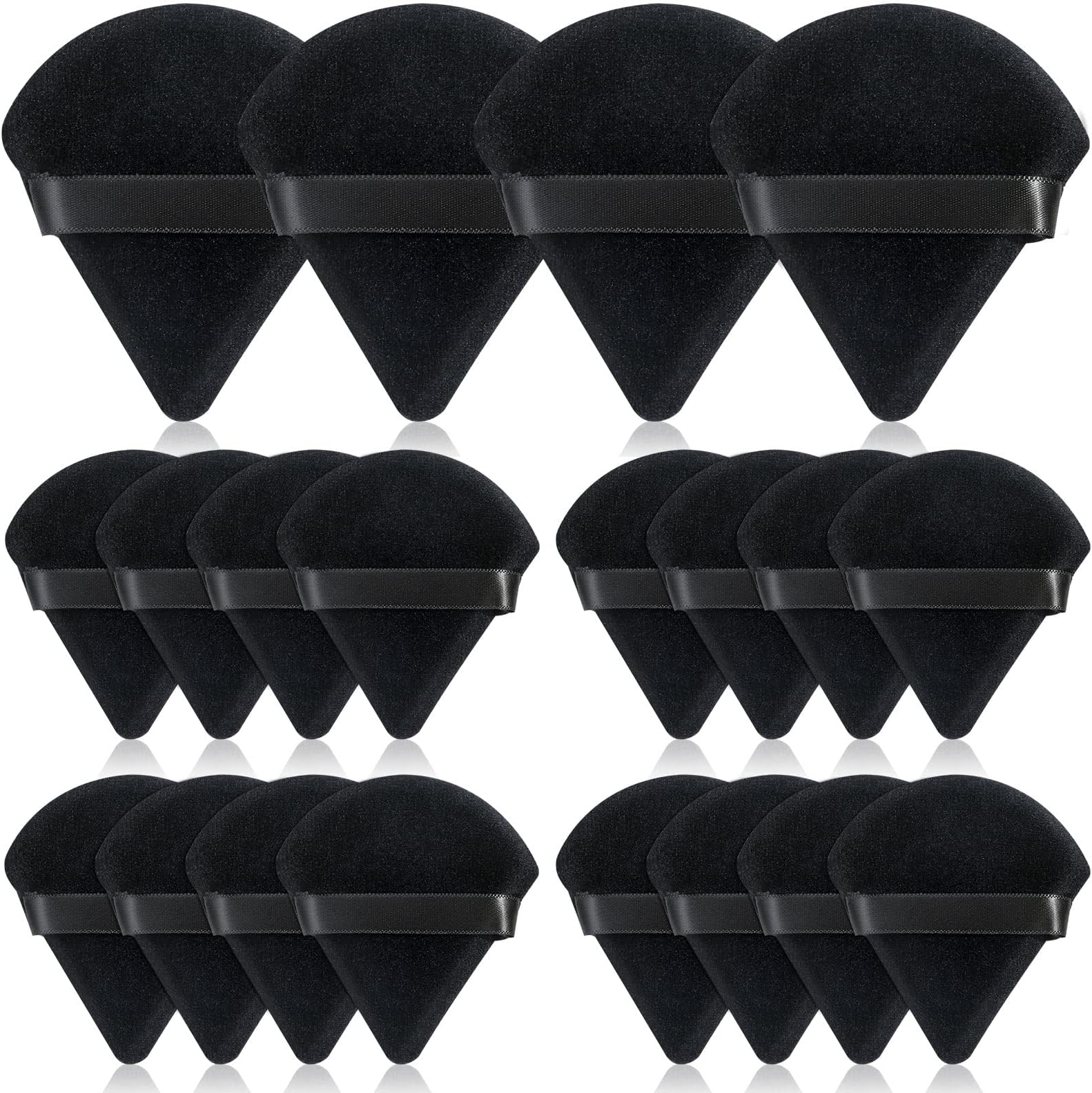 Amazon.com: Caffox 60pcs powder puffs for face powder, Triangle Powder ...