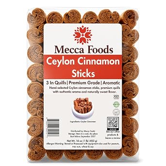 Amazon.com : Ceylon Cinnamon Sticks – 1LB | True Cinnamon Quills ...