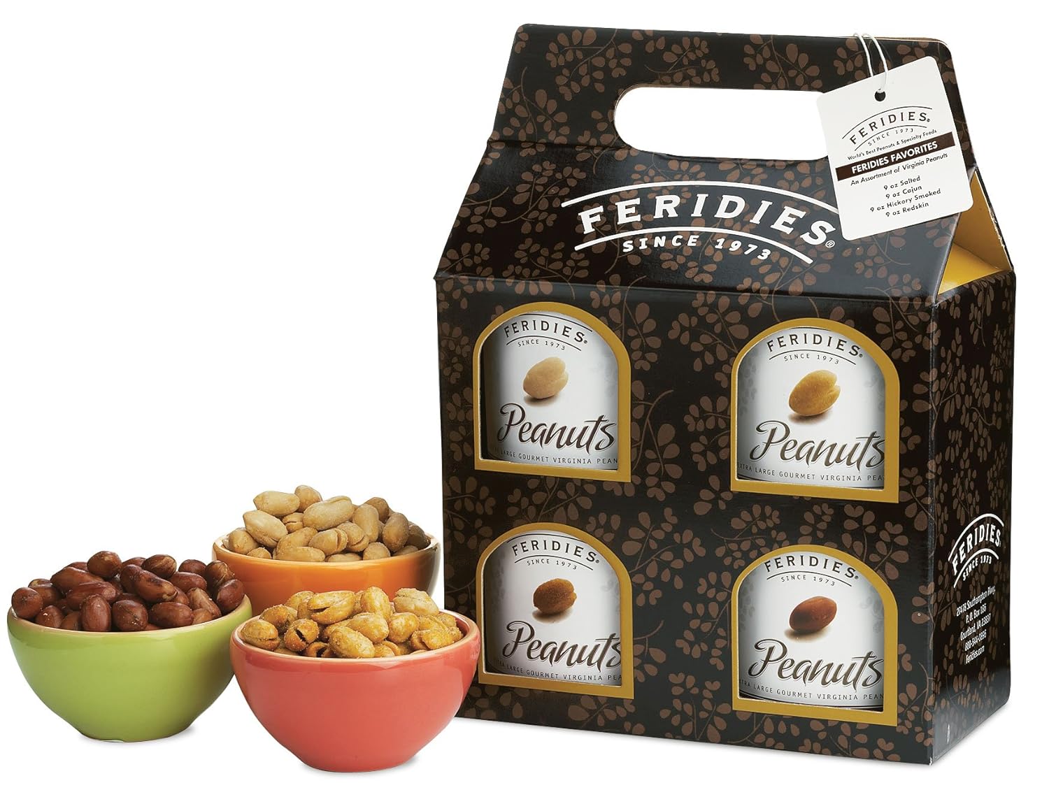 Amazon.com : FERIDIES Feridies Favorites, 4-Pound Boxes : Peanuts ...