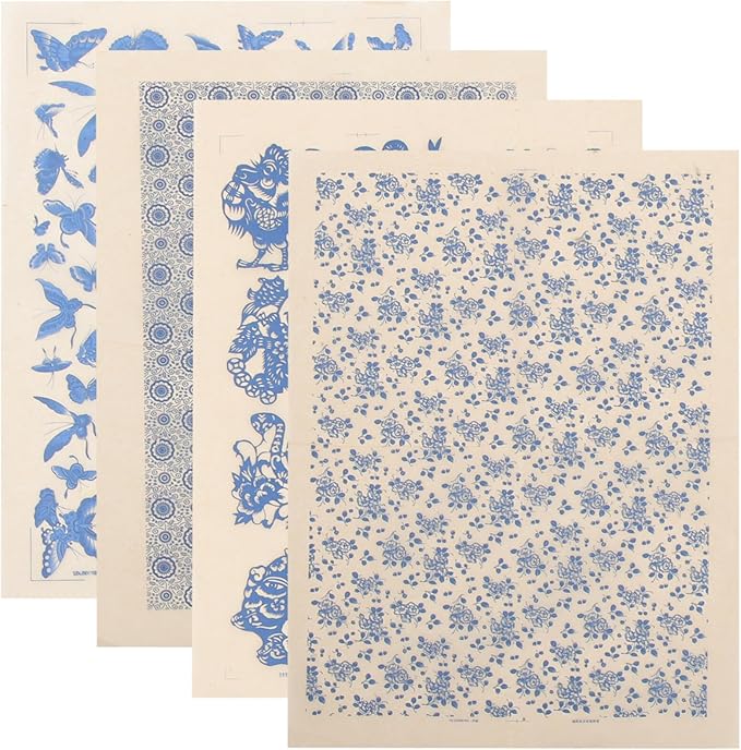 Amazon.com: Ceramic Transfer Paper 4 Sheets Ceramic Clay Transfer Paper ...