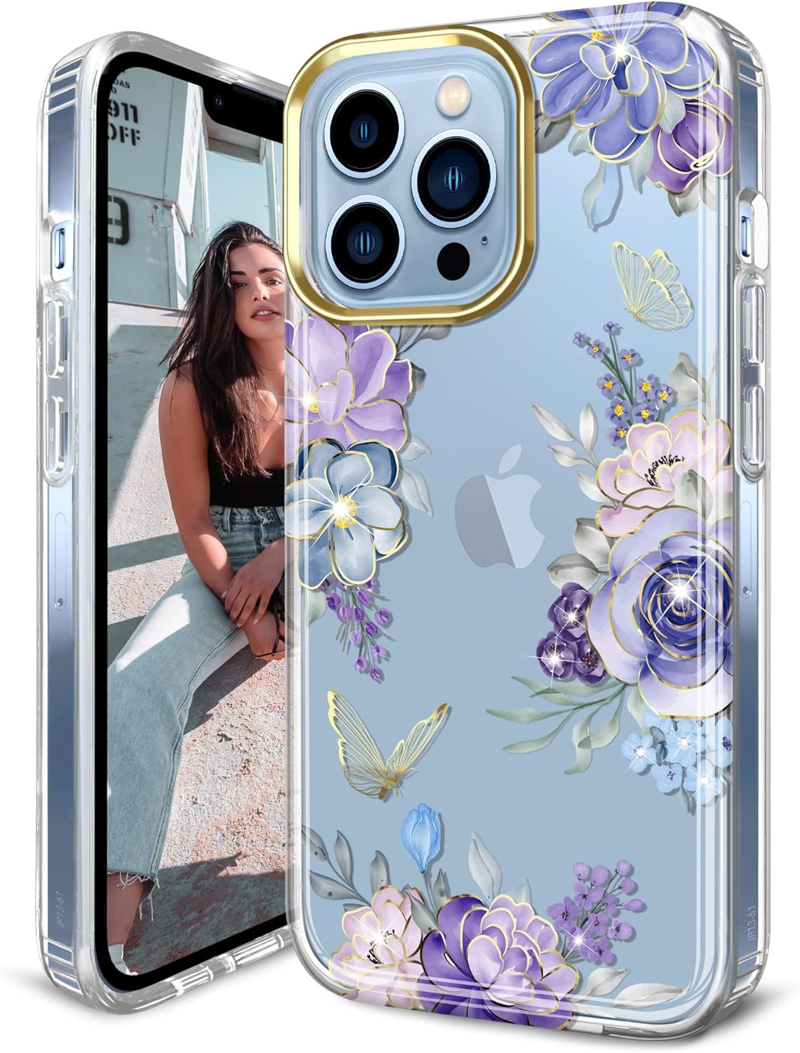 Amazon.com: JIAXIUFEN Clear Case Compatible with iPhone 12 Pro iPhone ...