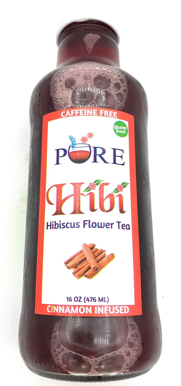 Amazon.com : PURE HIBI Tea Hibiscus, 16 FZ : Grocery & Gourmet Food