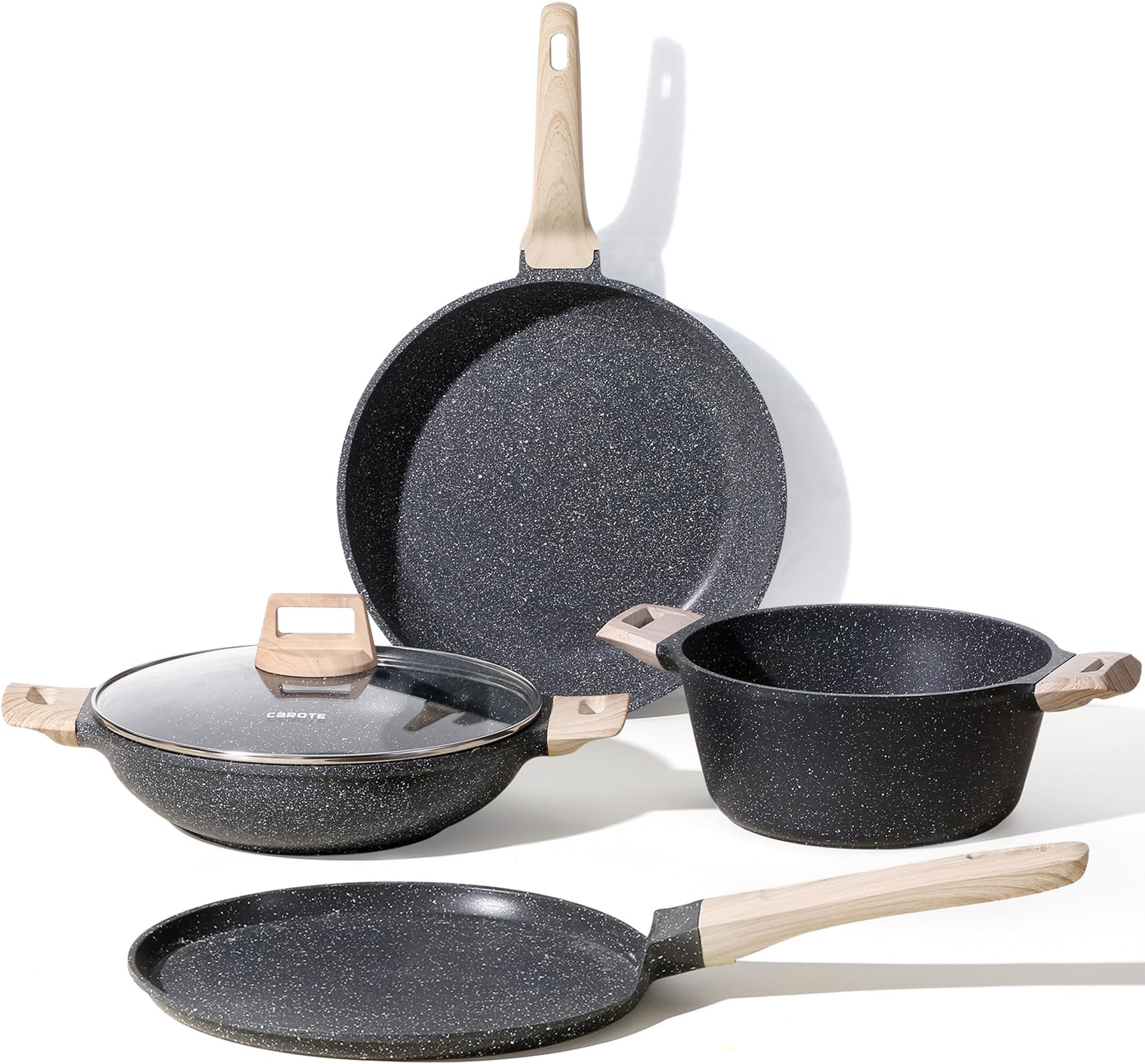 Buy T-fal C561SC Titanium Advanced Nonstick Thermo-Spot Heat Indicator ...