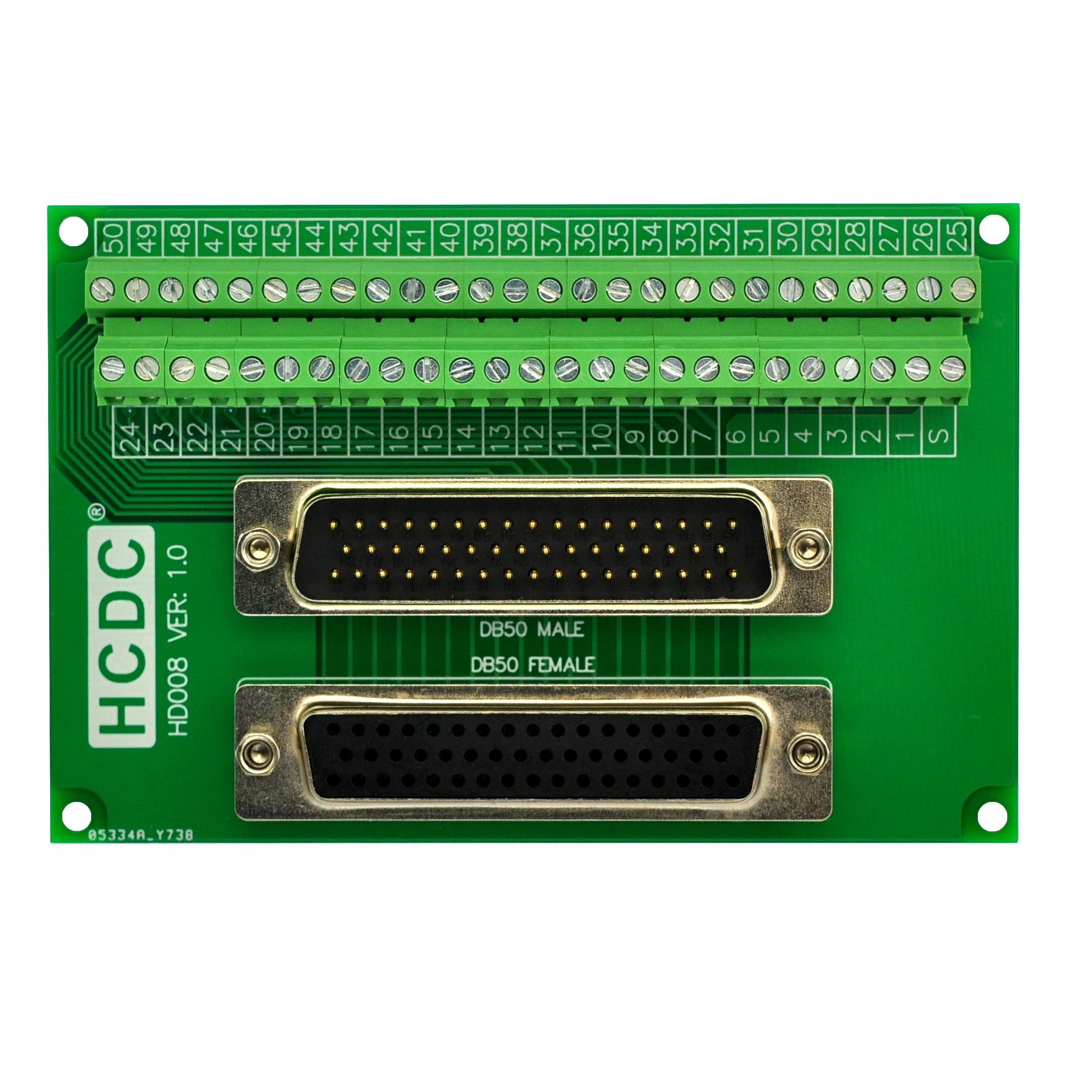 Snapklik.com : HCDC D-SUB Male-Female Breakout Board Terminal Block ...
