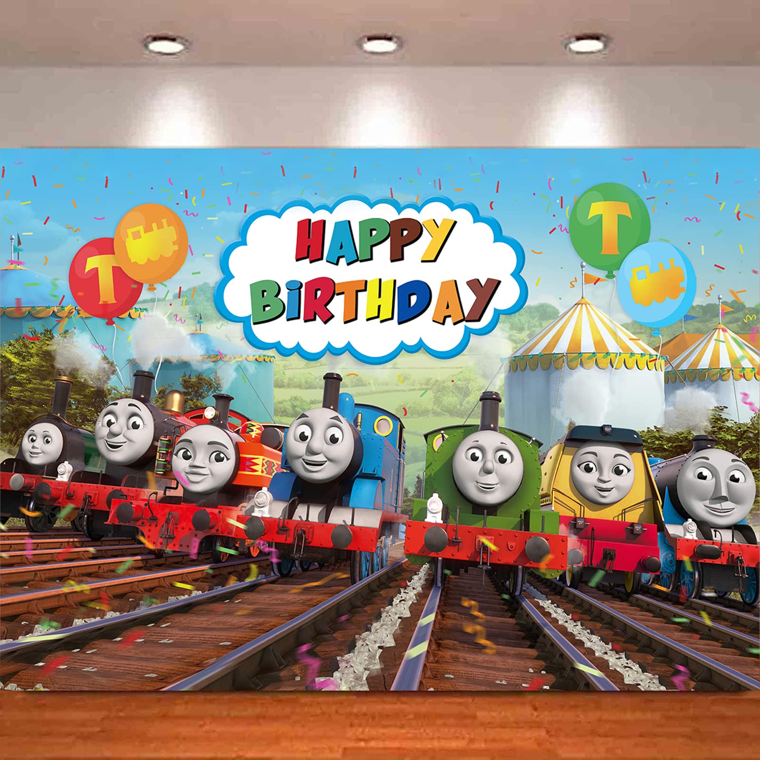 Thomas And Friends Background Birthday
