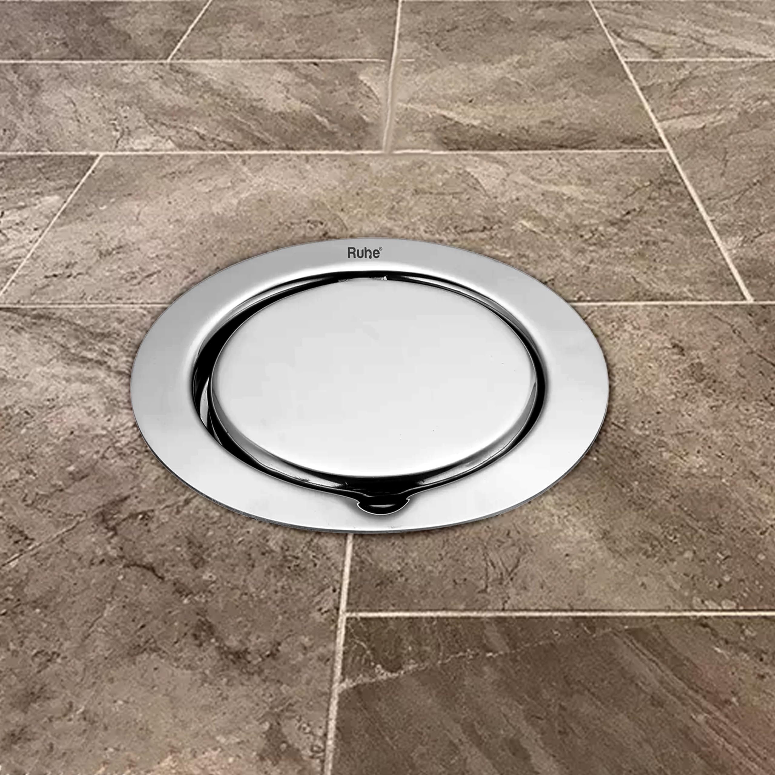 Buy Ruhe® Full Moon Round Floor Drain | 304-Grade Stainless Steel Floor ...