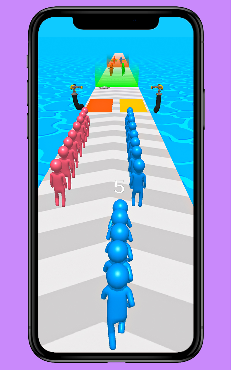 Colors Crowd Match Runners: Hide & Seek Camo Survival Challenge - App ...