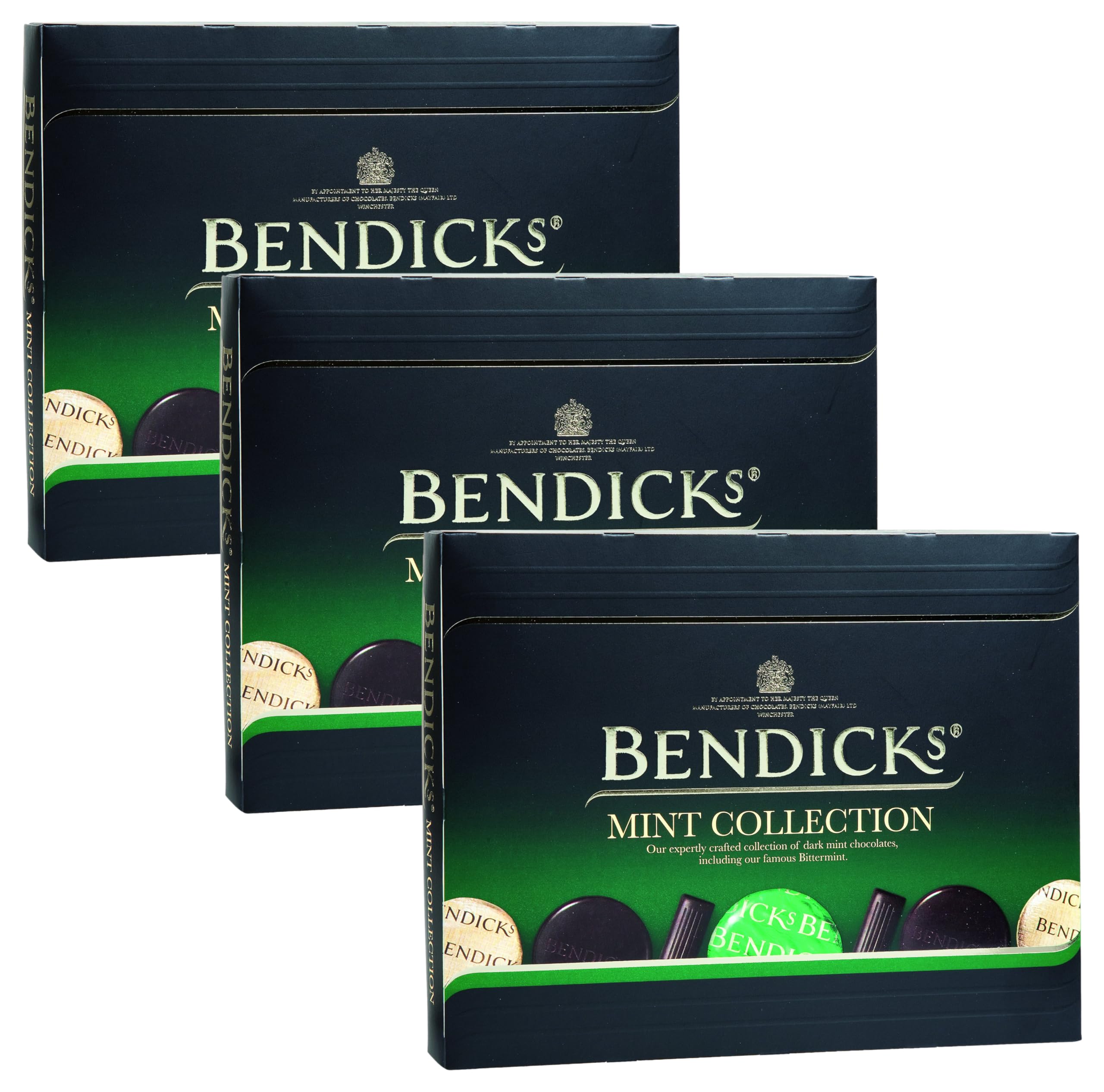 Bendicks Chocolate Mint Collection, 200g (Pack of 3) : Amazon.co.uk ...