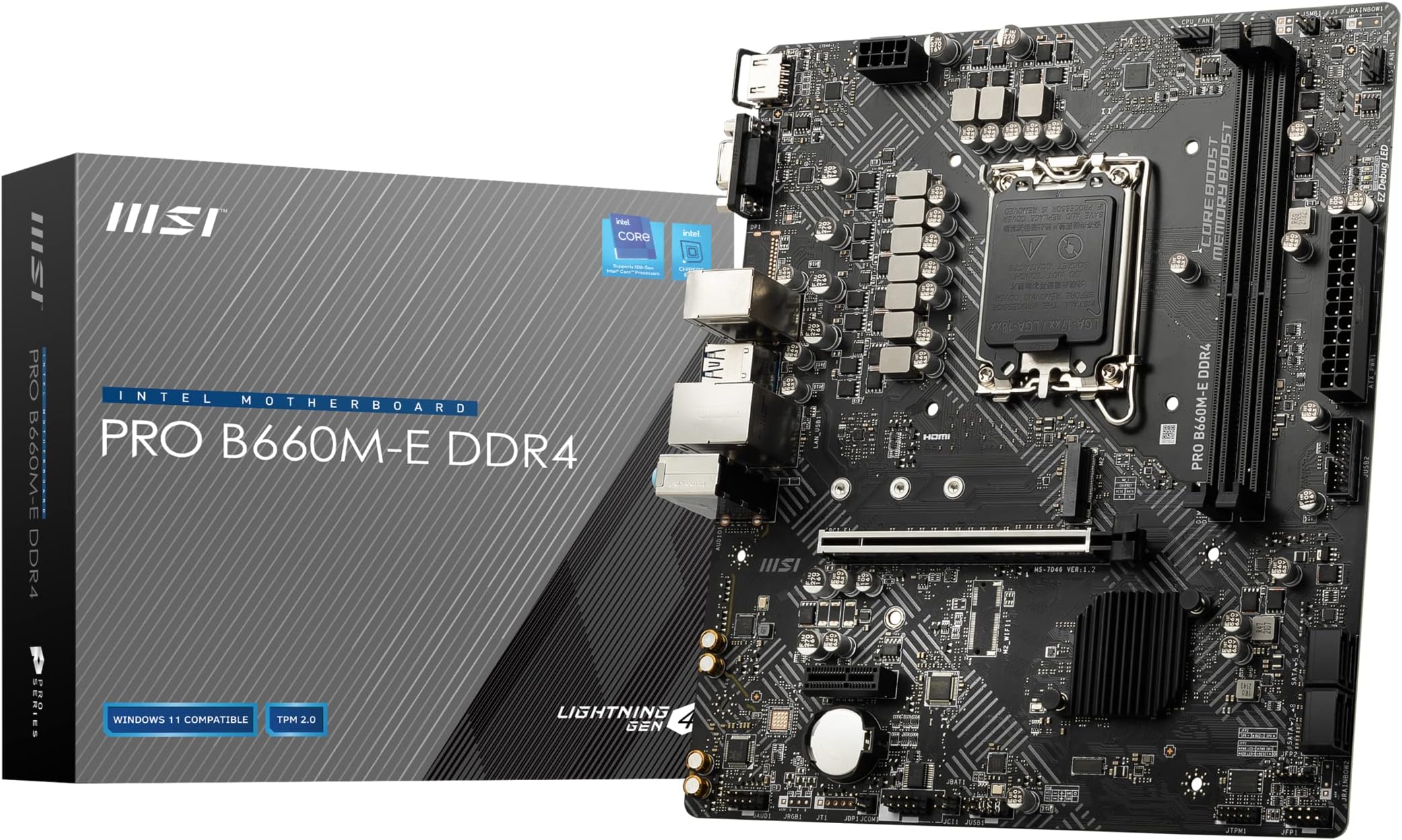 Amazon.in: Buy MSI Pro B660M-E Ddr4 Motherboard, Micro-ATX - Supports ...