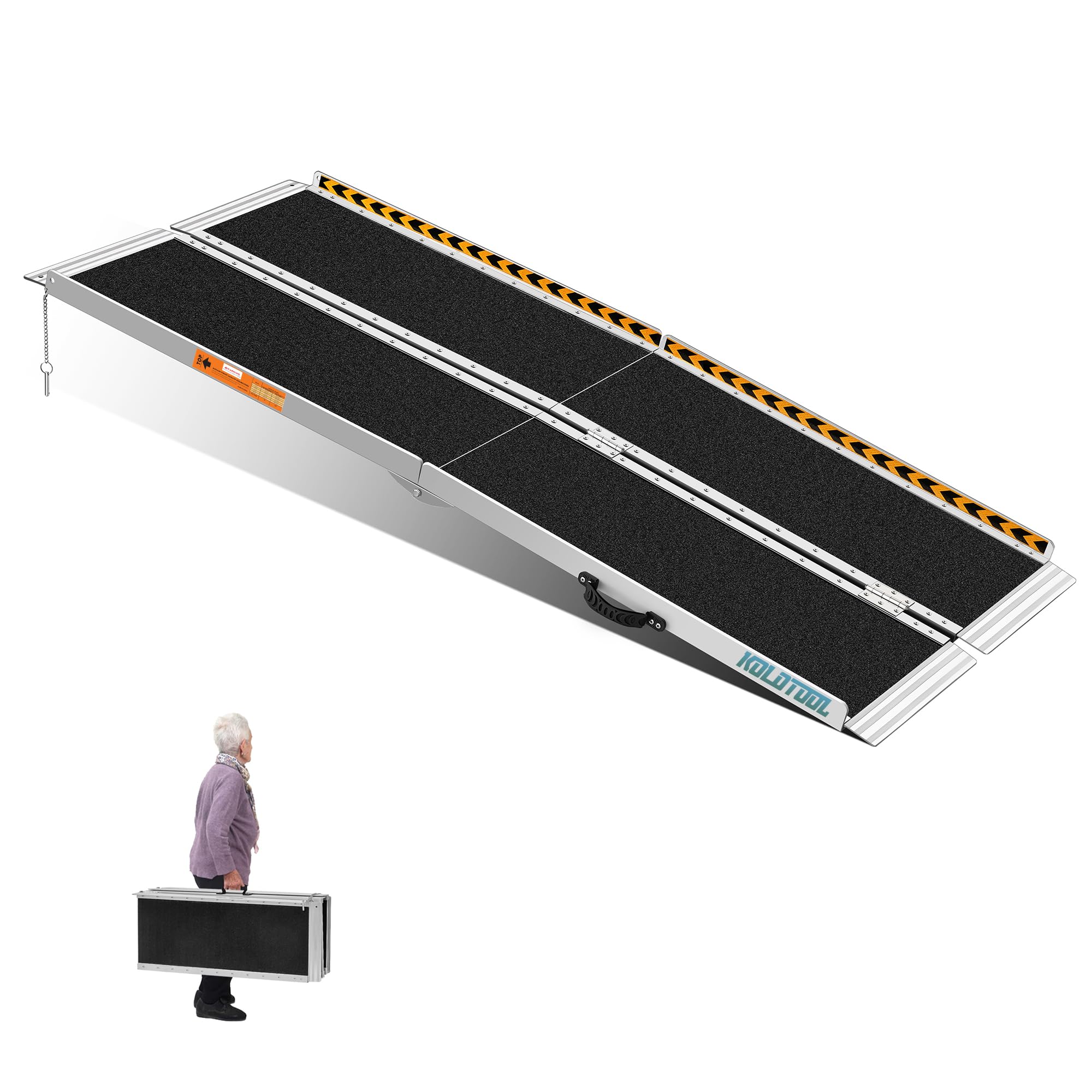 Amazon.com: KOLOTOOL Portable Wheelchair Ramp 6FT Handicap Ramp ...