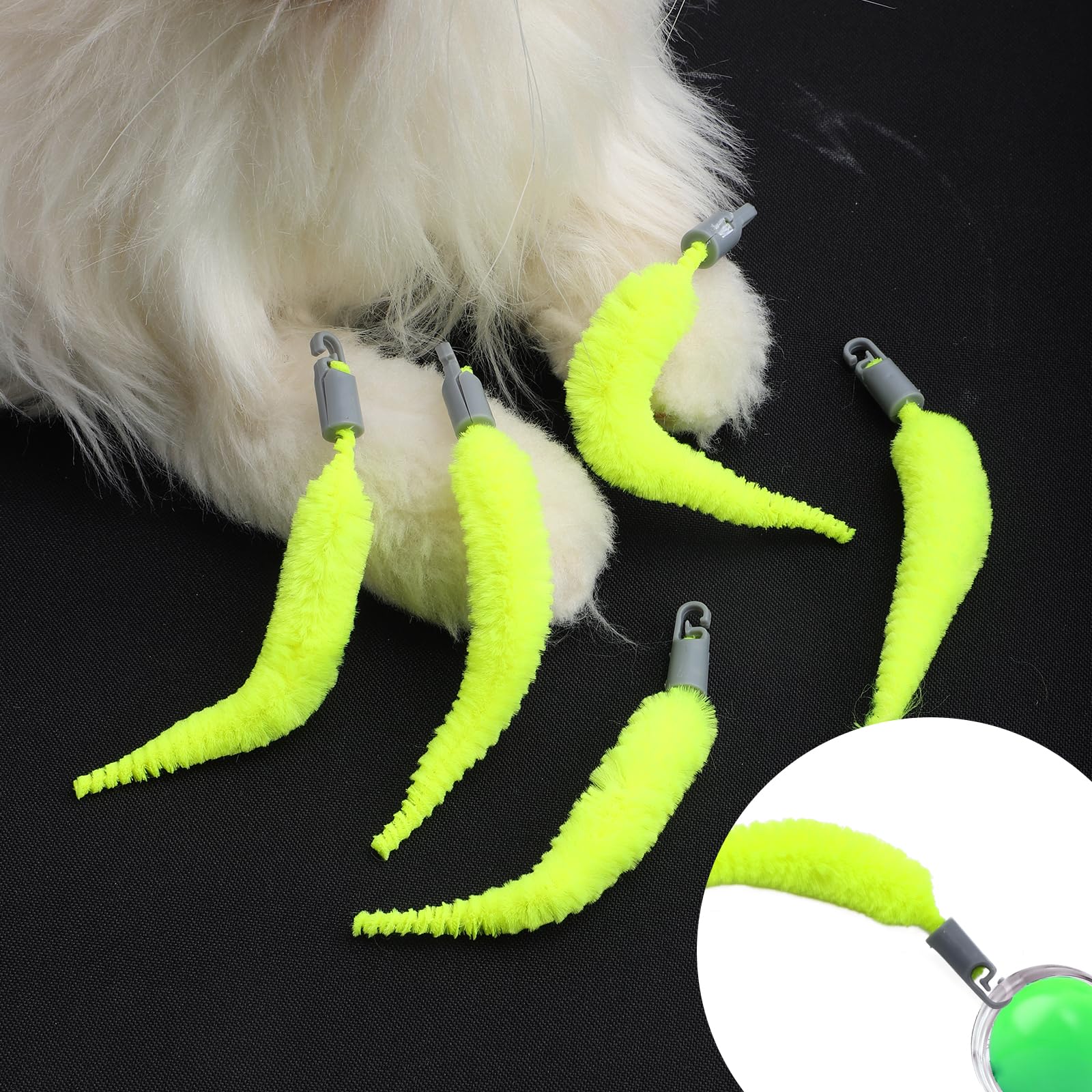 Snapklik.com : BOXOB 5 Pcs Cat Ball Toy Replacement Tails, Interactive ...