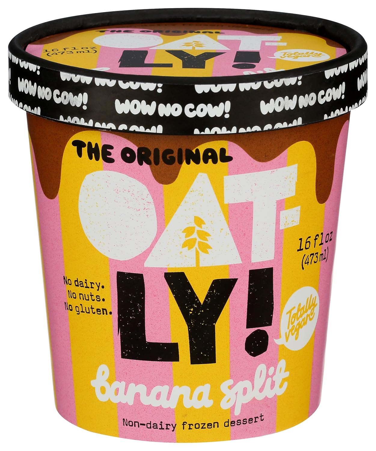 Amazon.com: Oatly Banana Split Frozen Dessert, 16 FZ : Grocery ...