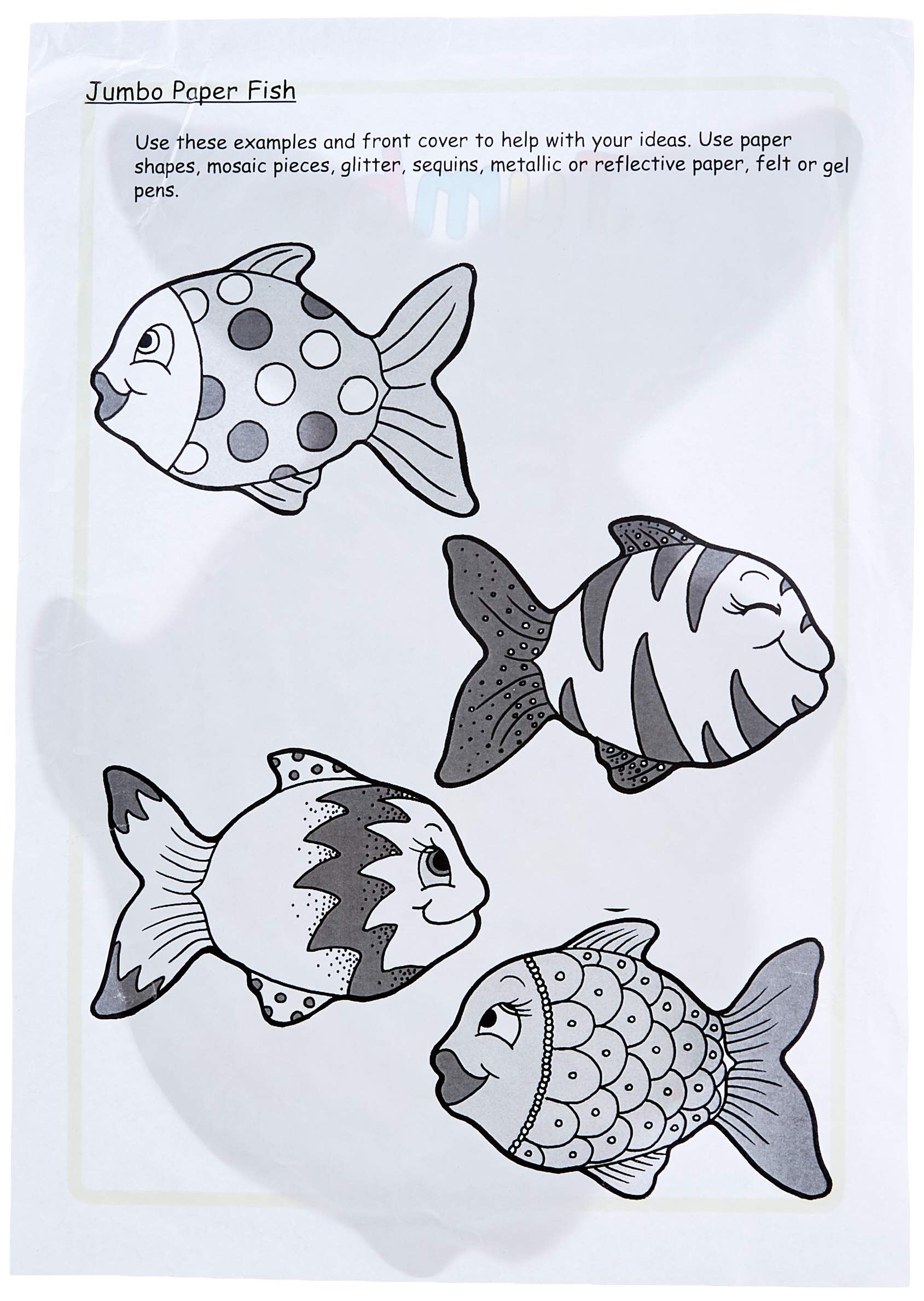 Springboard Jumbo Paper Fish Shapes for Classroom Display – Precut ...