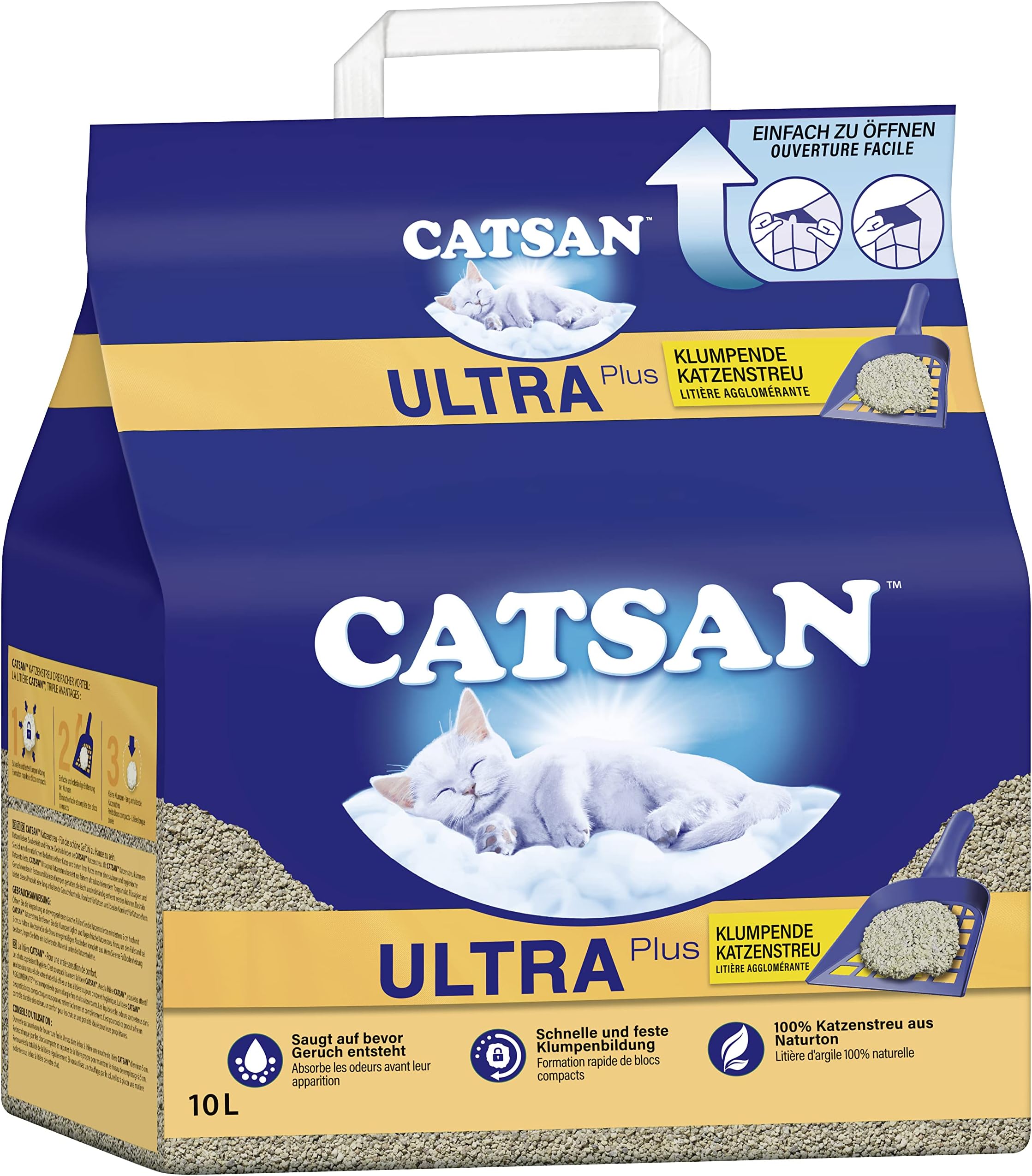 Catsan Ultra Clumping Litter, 10l : Amazon.co.uk: Pet Supplies