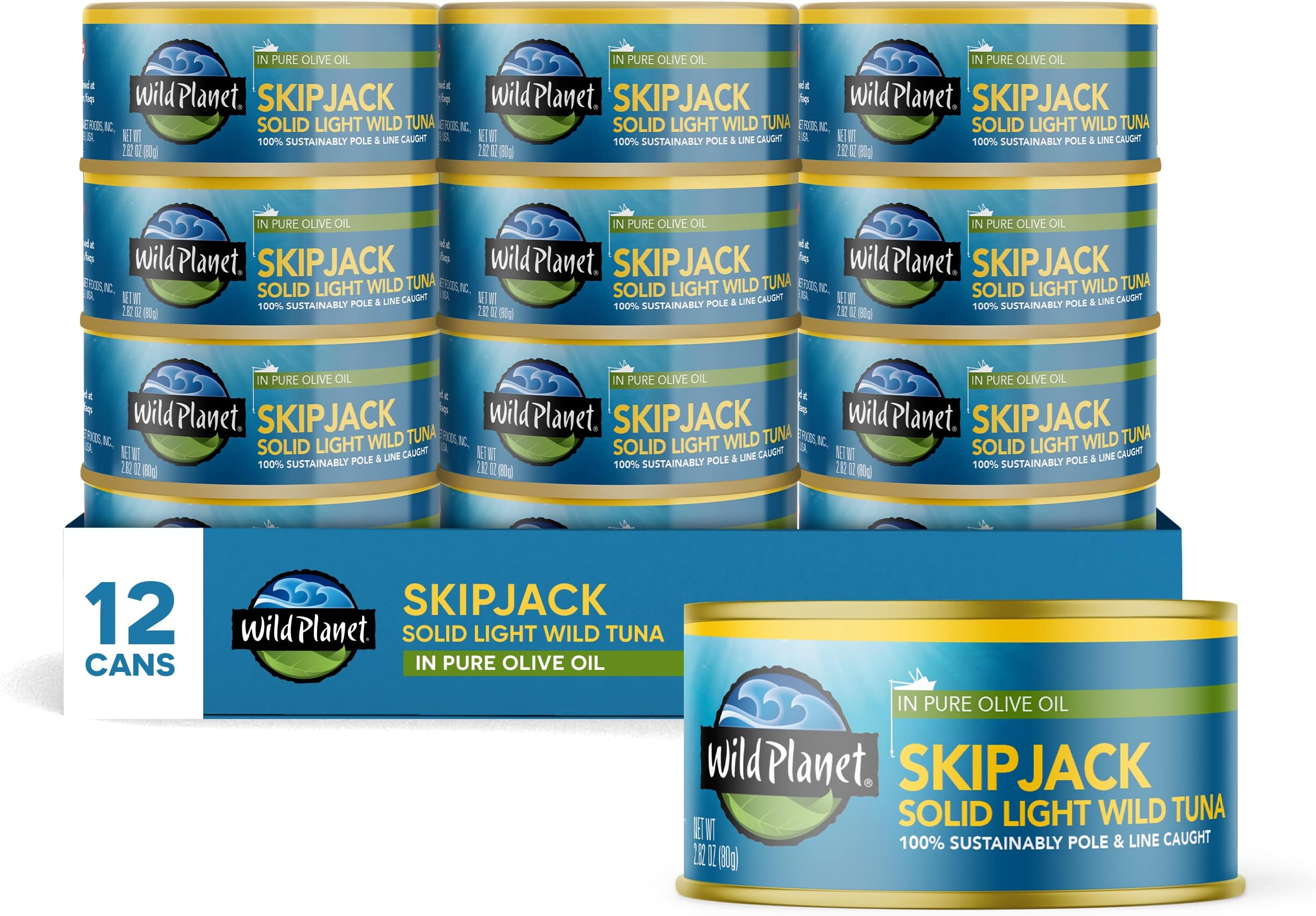 Amazon.com : Portofino Solid Yellowfin Tuna In Extra Virgin Olive Oil ...