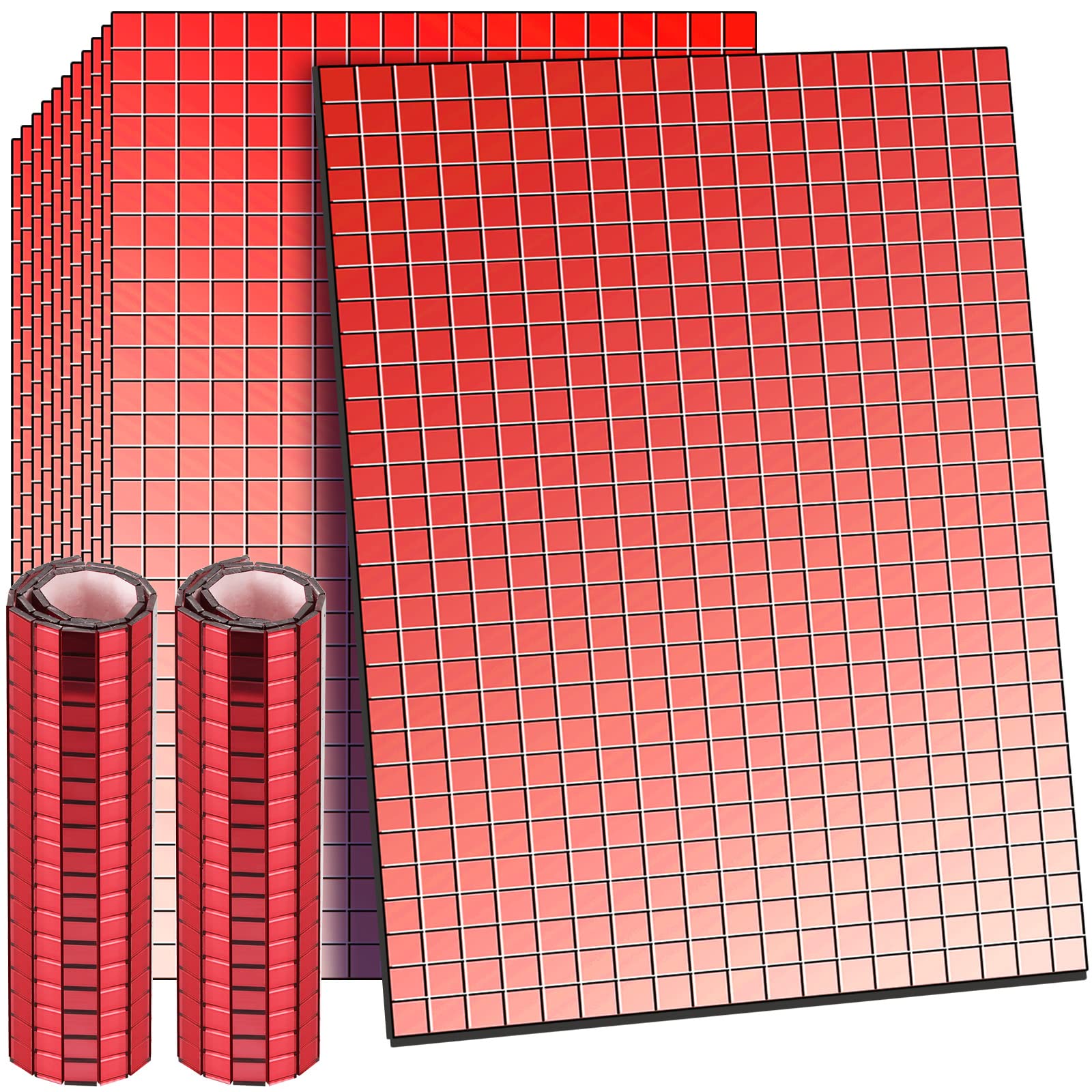 Snapklik.com : Self-Adhesive Disco Mirror Tiles Mosaic Tiles For DIY ...